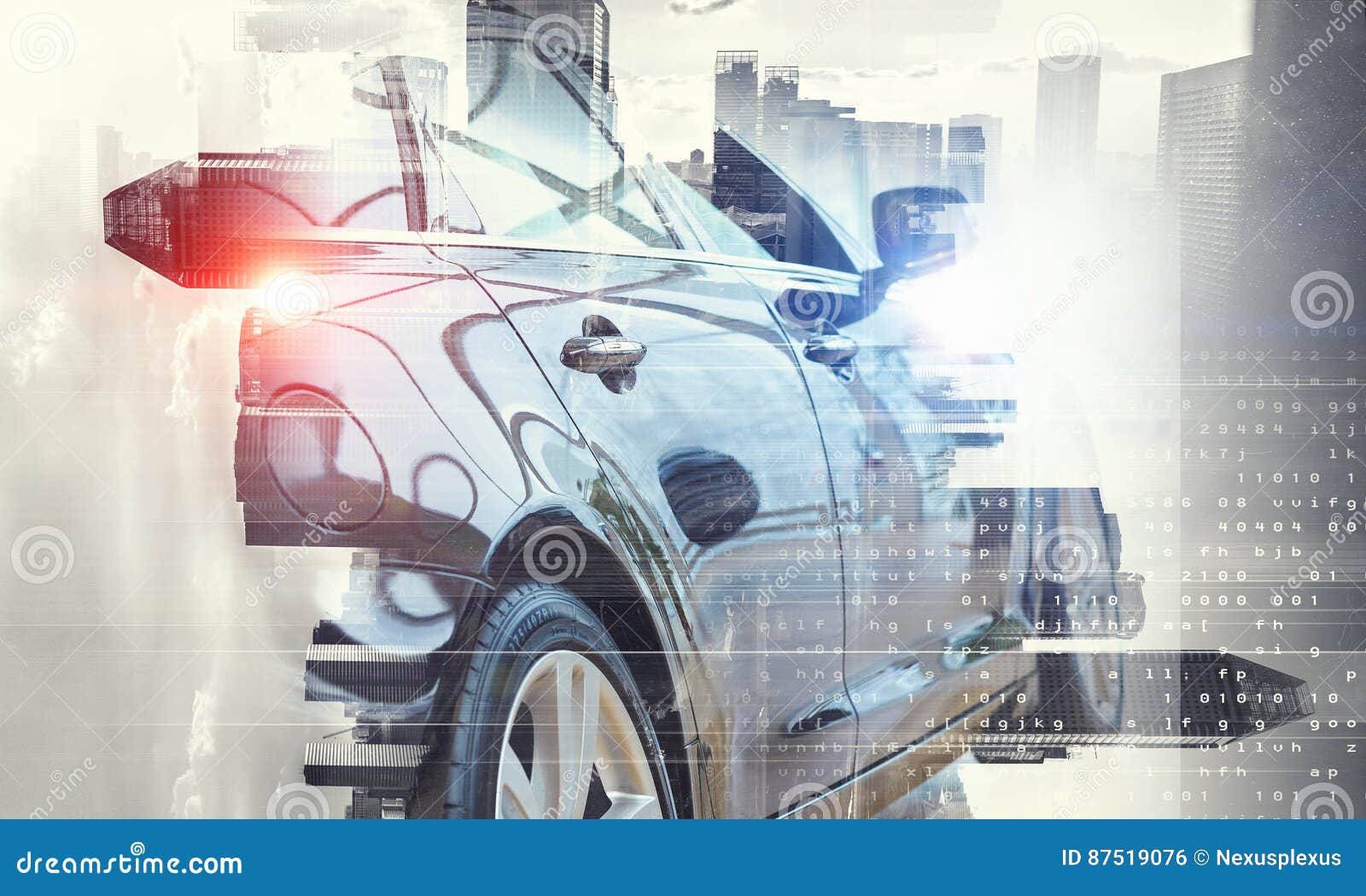 Close of Elegant Car . Mixed Media Stock Photo - Image of road, commute ...