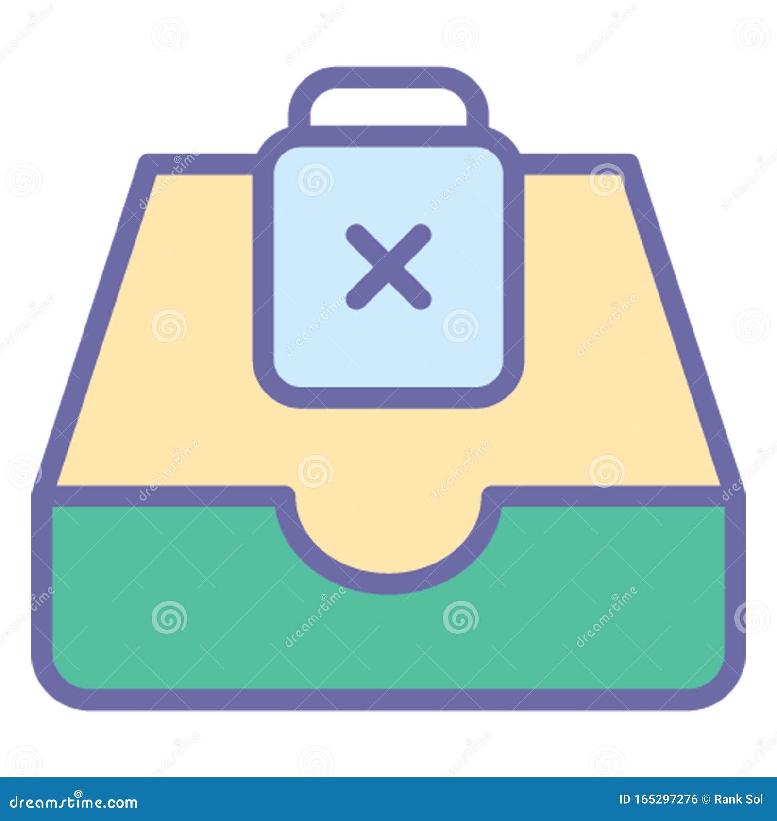 Close, Email Isolated Vector Icon Which Can Easily Modify or Edit Stock ...