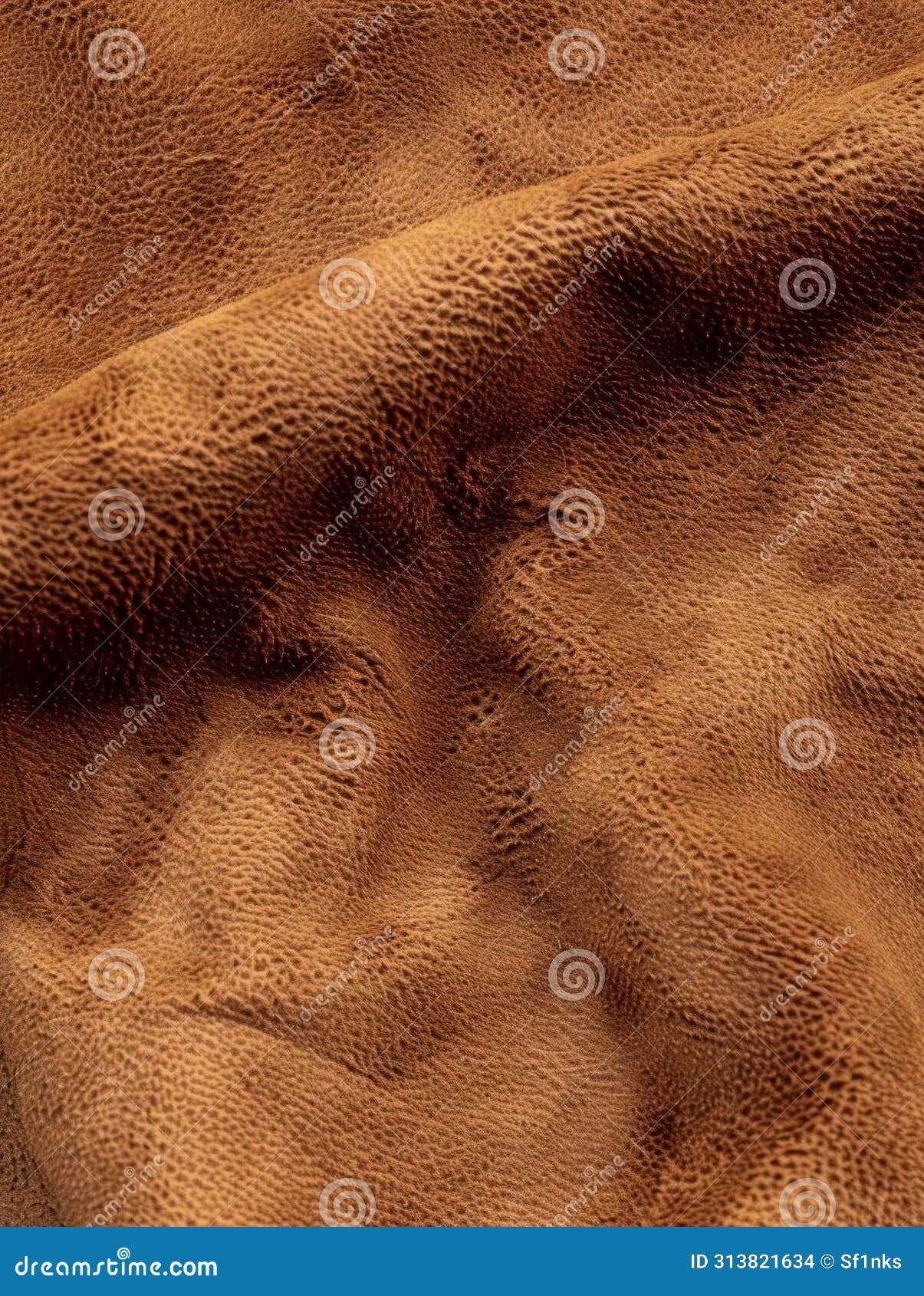 A Close Examination of a Weathered, Vintage-inspired Leather Fabric ...