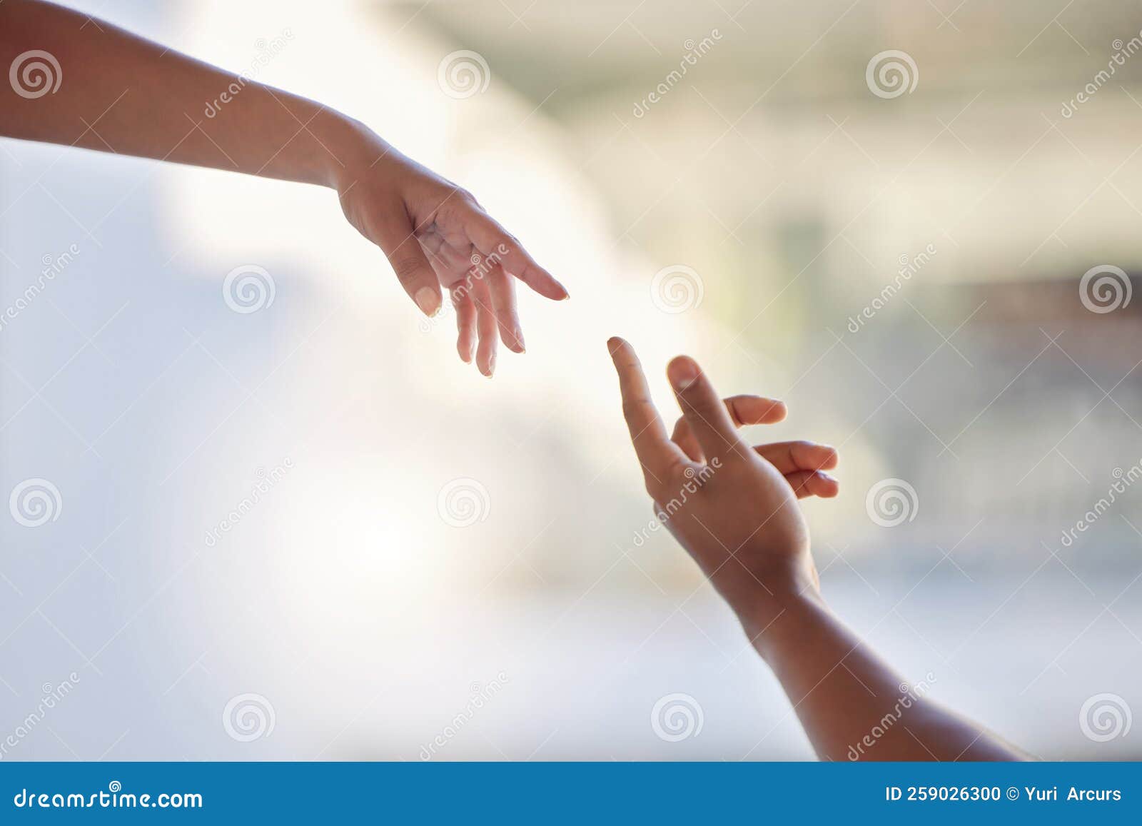 So Close but so Far. Two Unrecognizable Businesspeople almost Touching ...