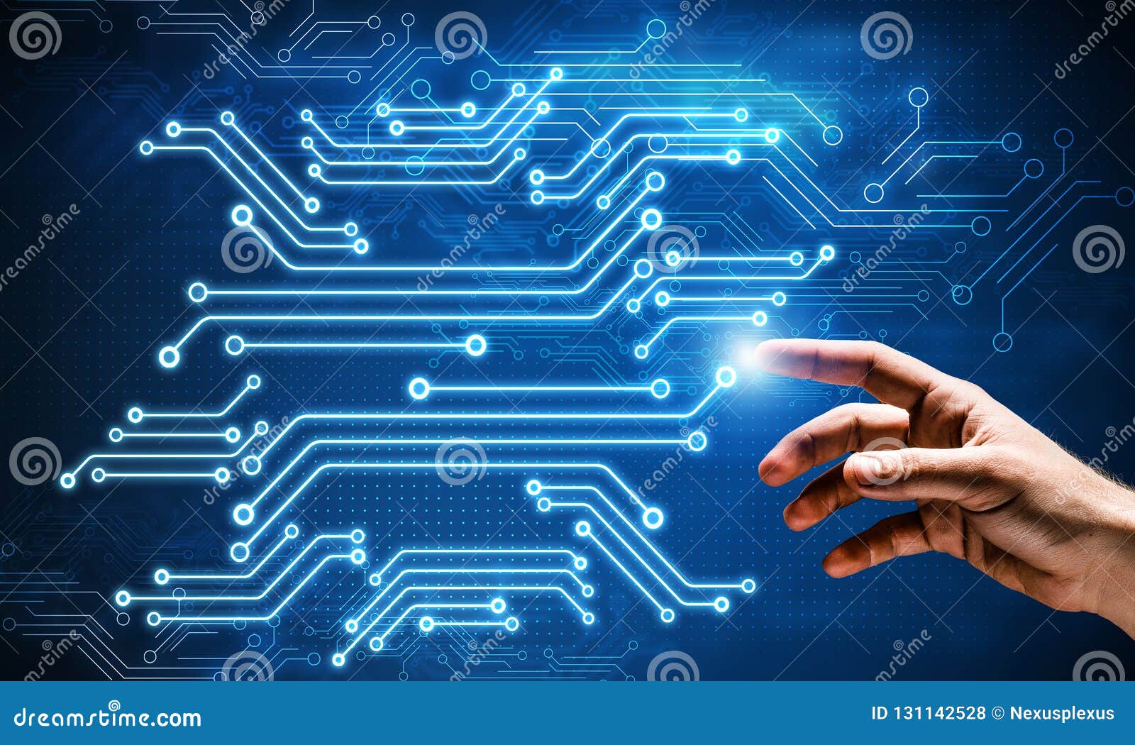 Integrating the Technologies Stock Photo - Image of cybernetics, data ...