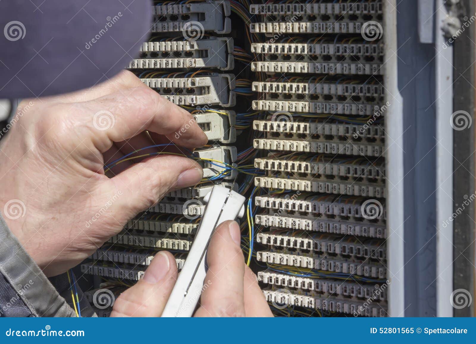 Punching Down An Analog Phone Line