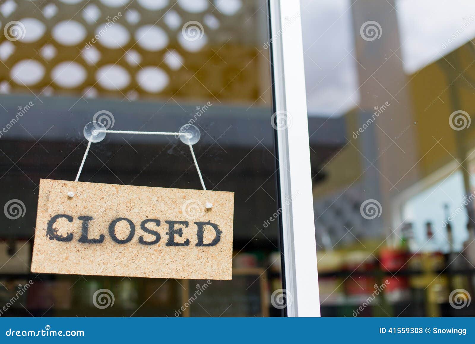 Close hanging sign stock photo. Image of informative - 41559308