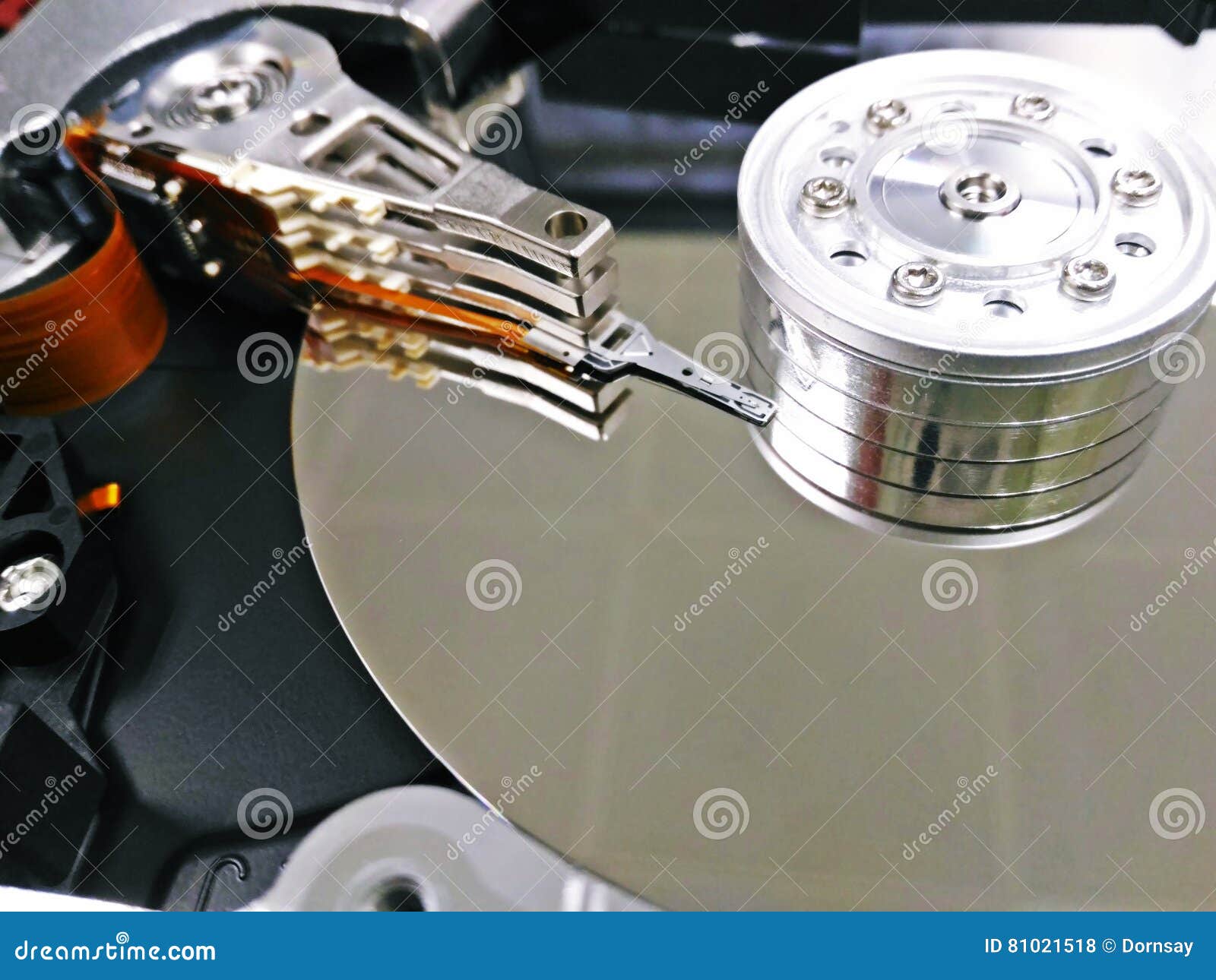 Internal Harddisk Drive Is The Data Storage For The Digital Data ...