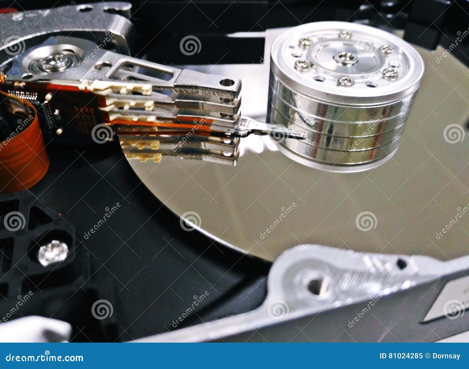 Internal Harddisk Drive Is The Data Storage For The Digital Data ...