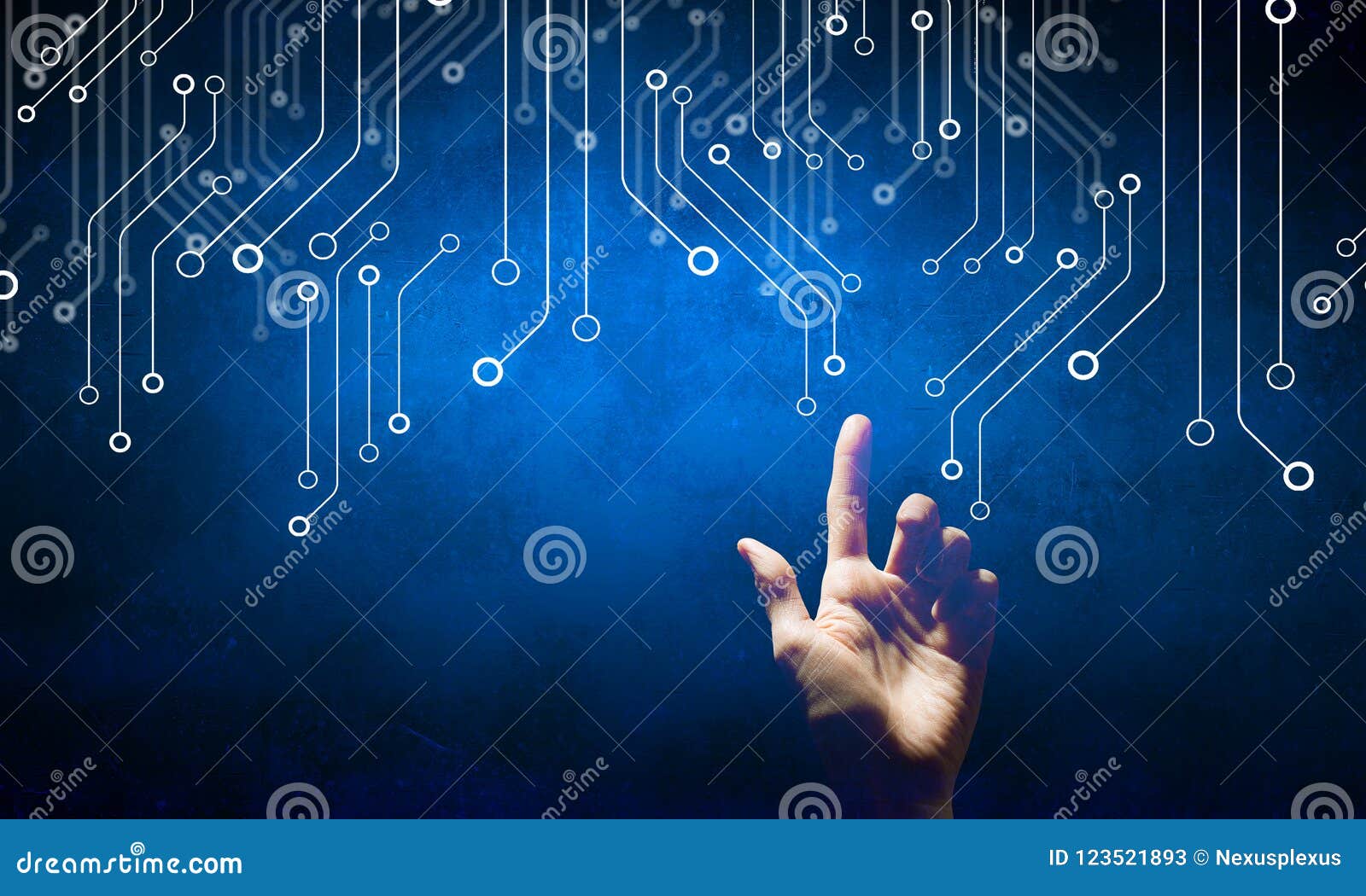 Creating the technology stock image. Image of click - 123521893
