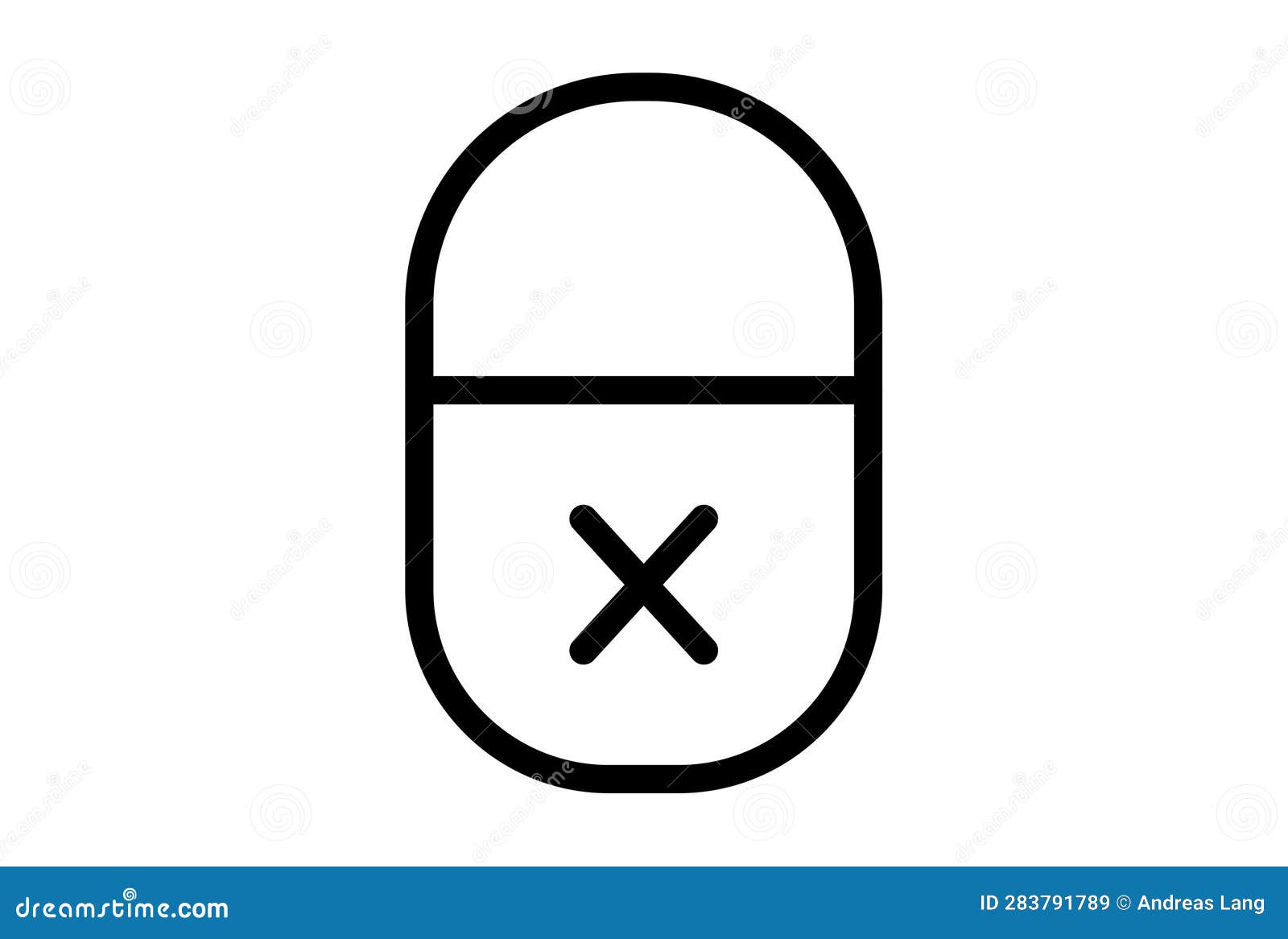 Close 13 Line Icon Error App Symbol Black X Web Sign Stock Illustration ...