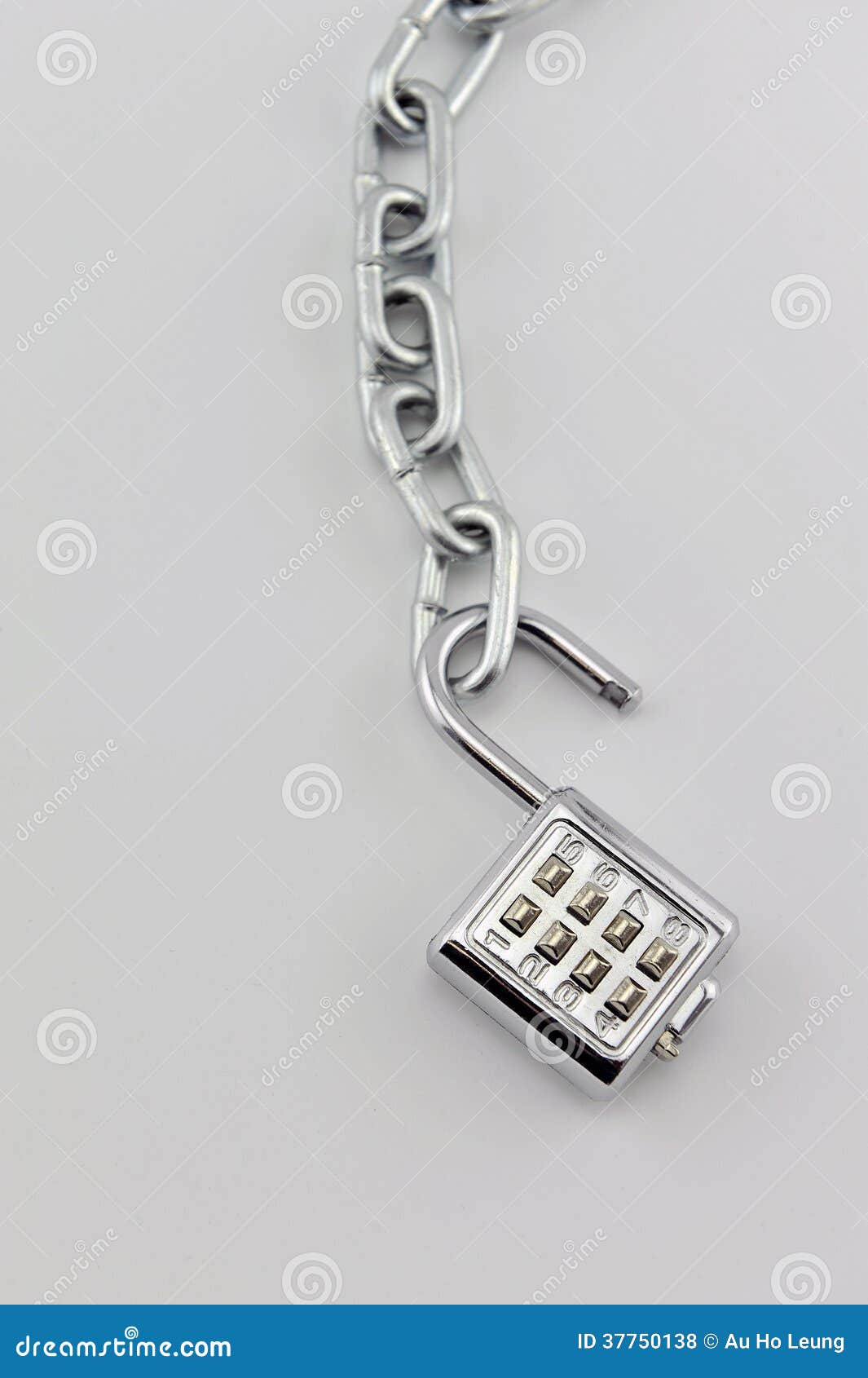 Close Lock and chain stock photo. Image of silver, safe - 37750138