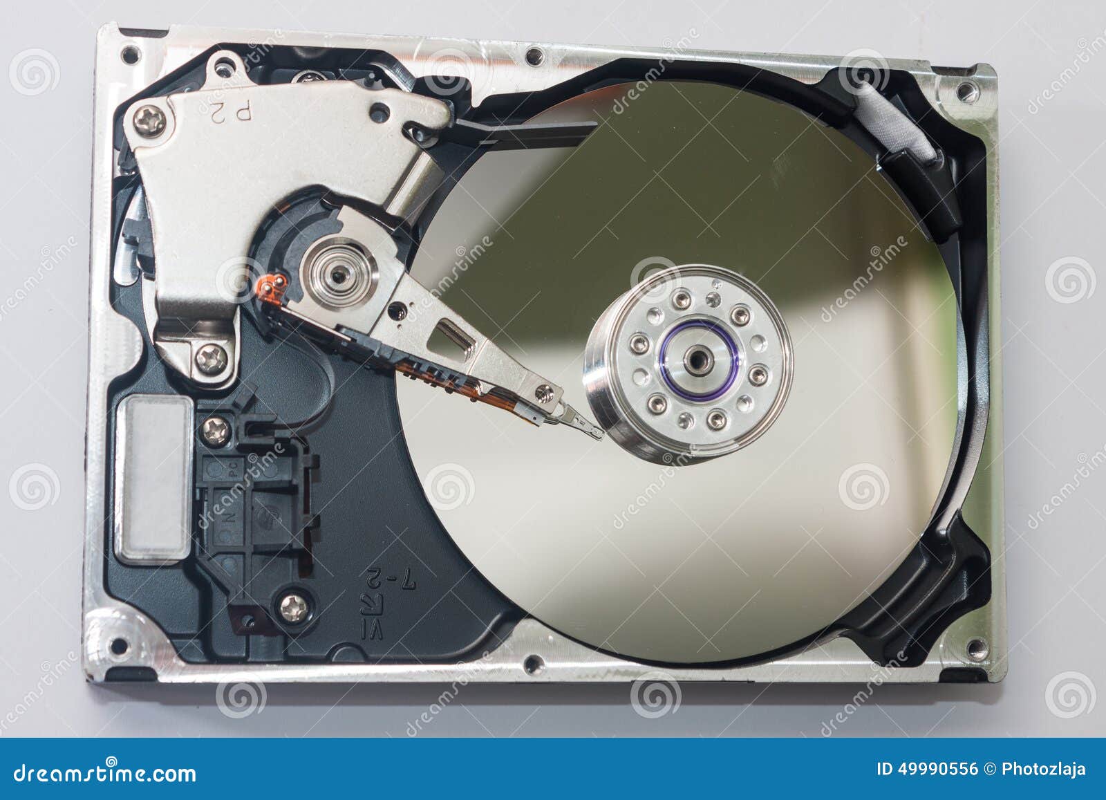 Close Look at the Old Open Hard Disk Stock Photo - Image of download ...