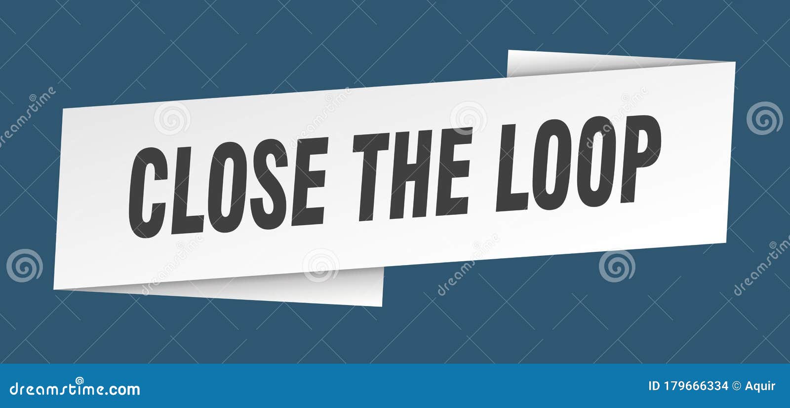 Close the Loop Banner Template. Close the Loop Ribbon Label Stock ...