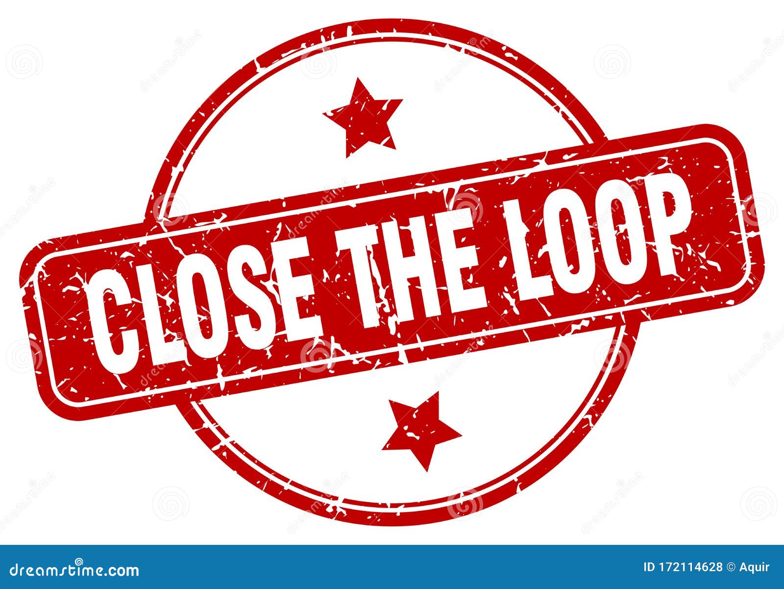 Close the Loop Stamp. Close the Loop Round Grunge Sign Stock Vector ...