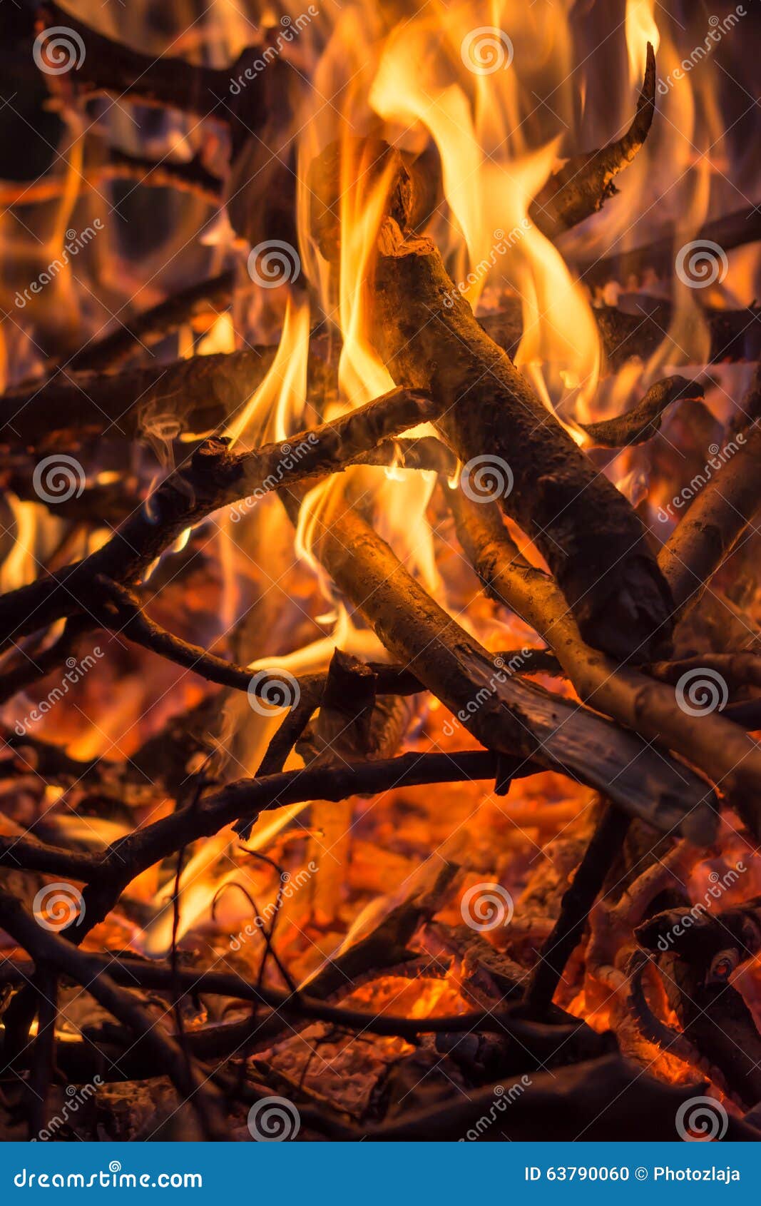 Close macro image of fire stock photo. Image of heat - 63790060