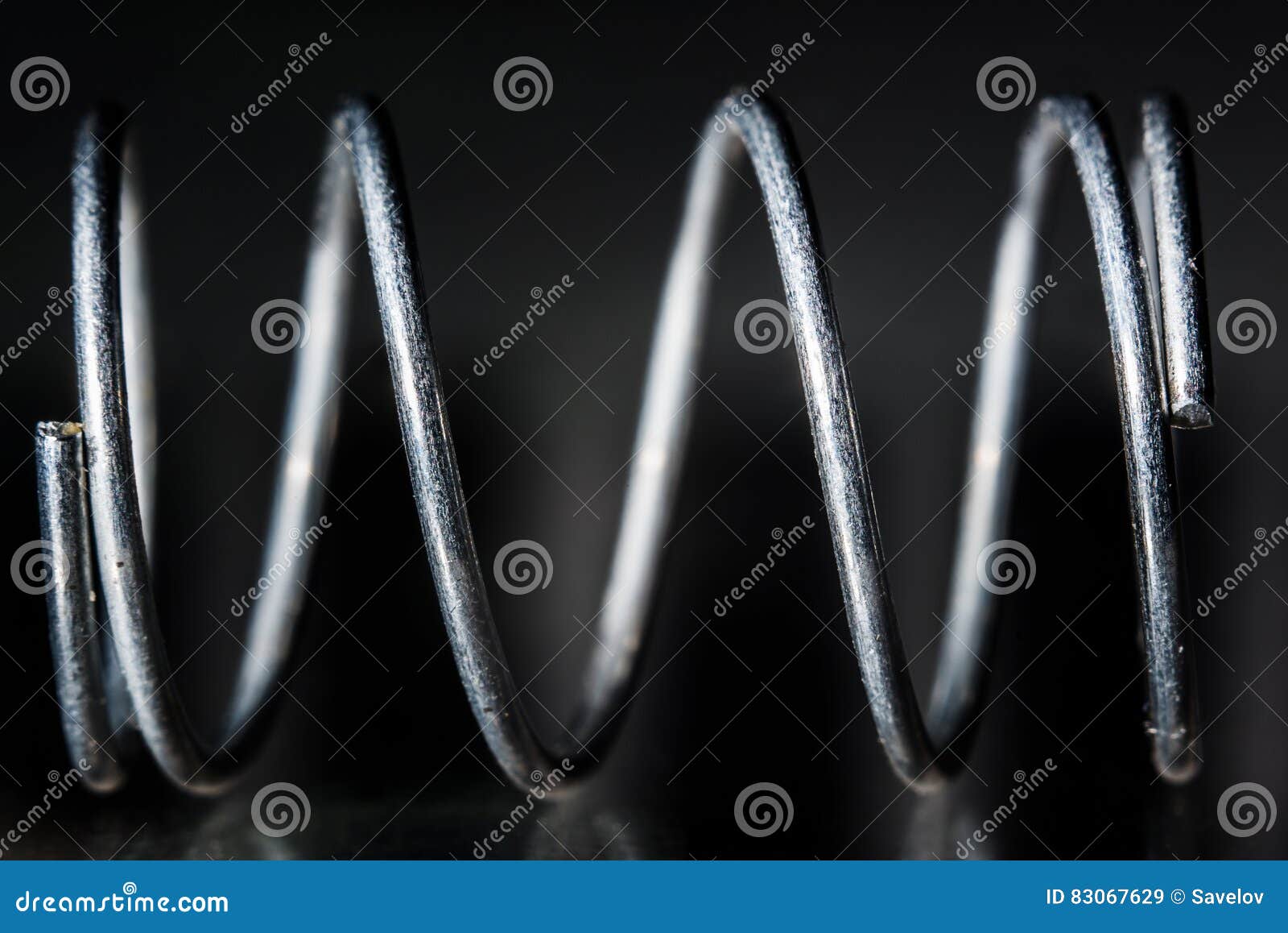 Close metal spring stock image. Image of physical, metallic - 83067629