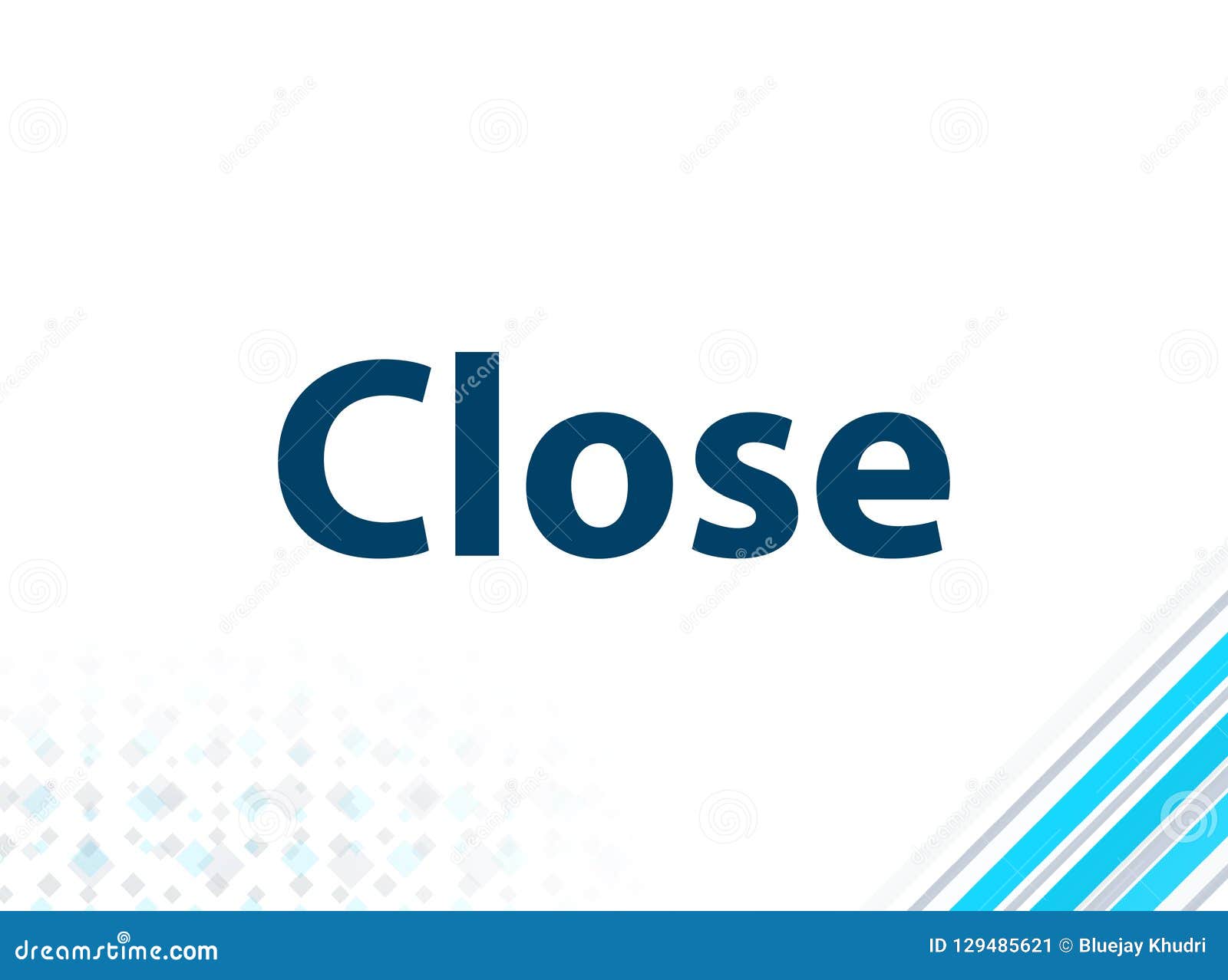 Close Modern Flat Design Blue Abstract Background Stock Illustration ...