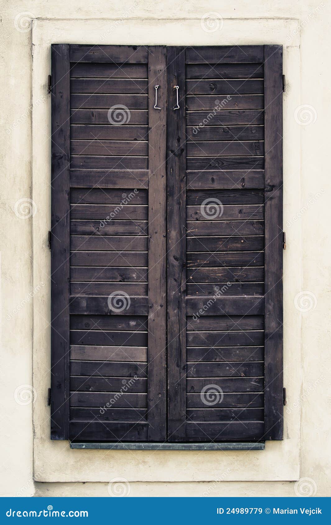 Close old window stock image. Image of hinge, wood, brown - 24989779