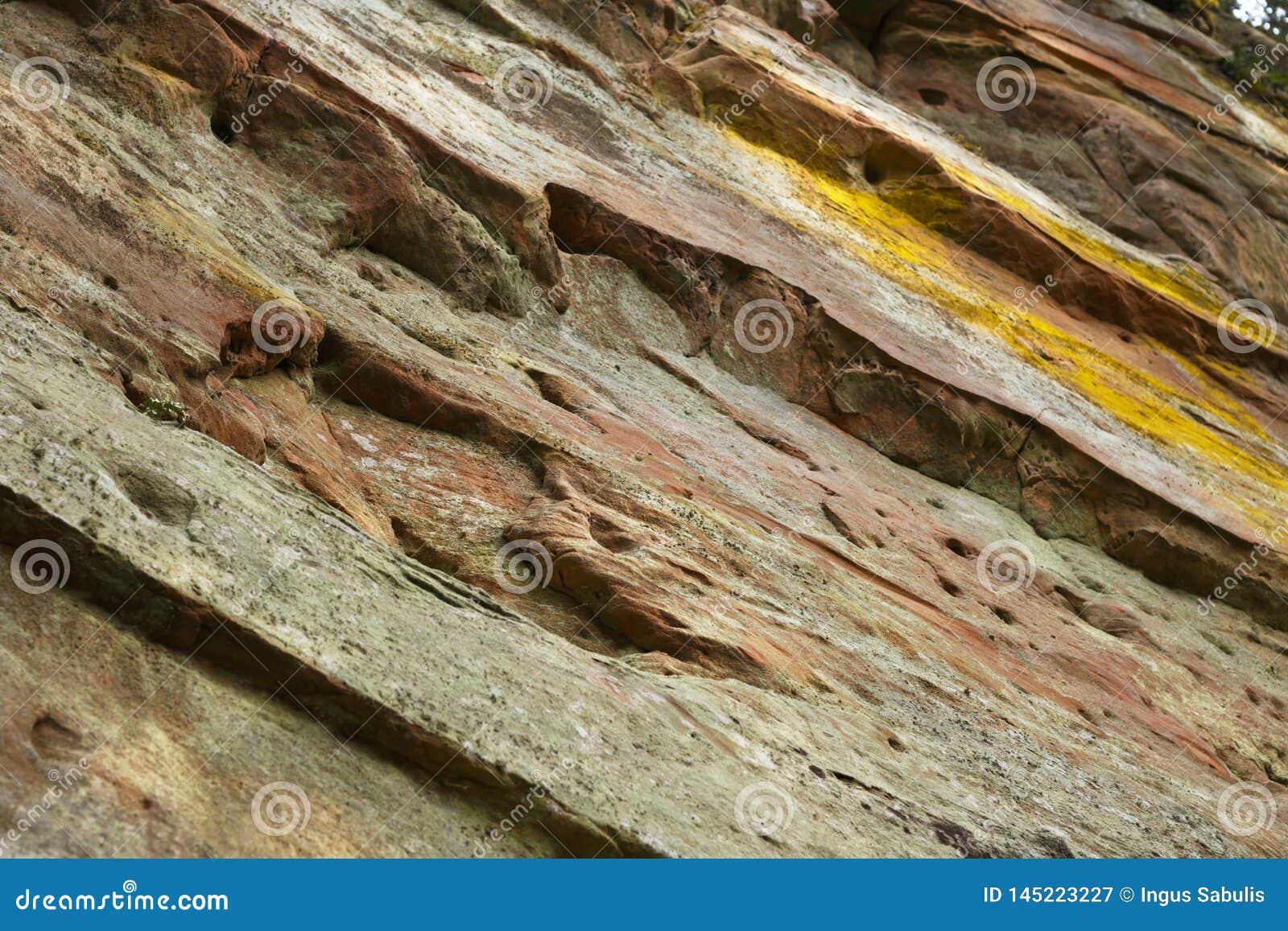 Close Pattern of a Sand Formations Stock Image - Image of landscape ...