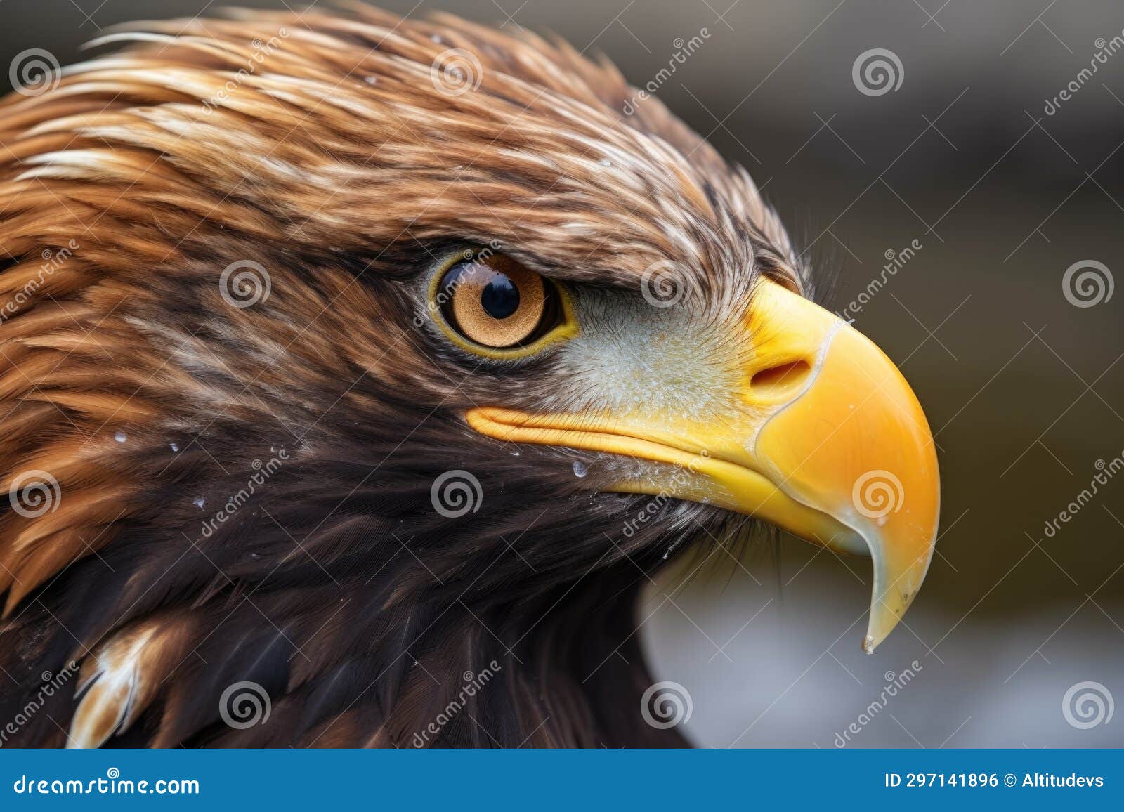 Close Profile of a Golden Eagles Beak and Sharp Talons Stock Photo - Image of wildlife, predator ...