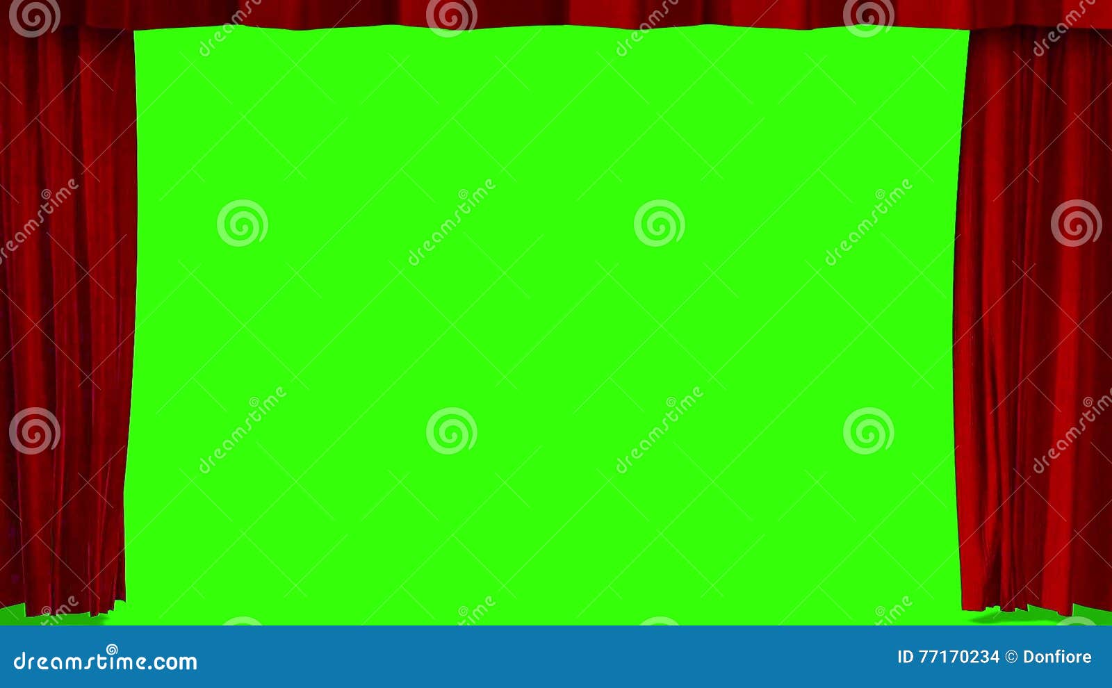 Close Red Curtain Movement Background Stock Footage - Video of ...