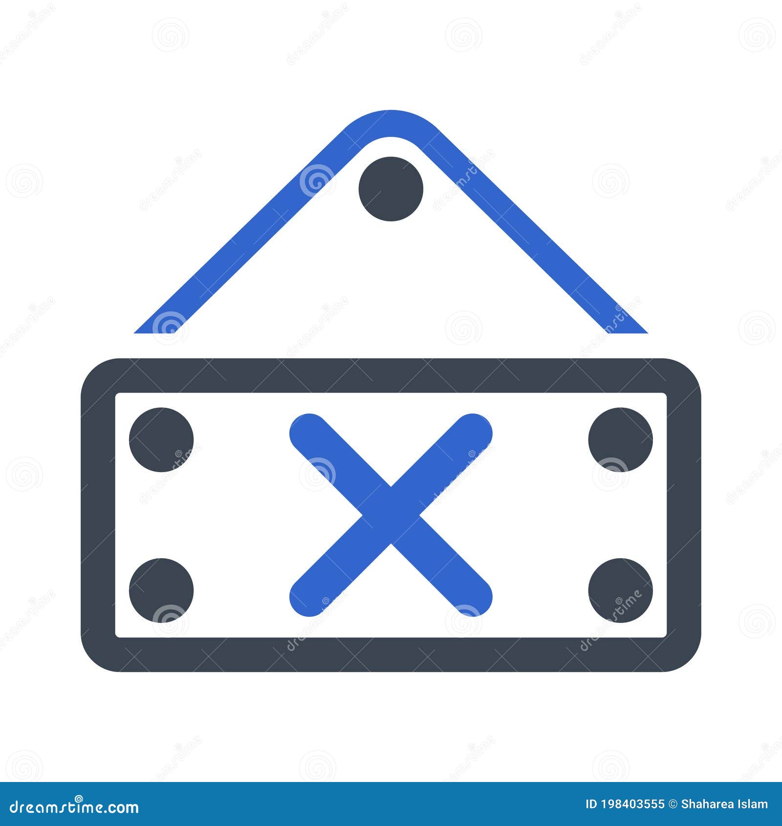 Close shop icon stock vector. Illustration of designed - 198403555