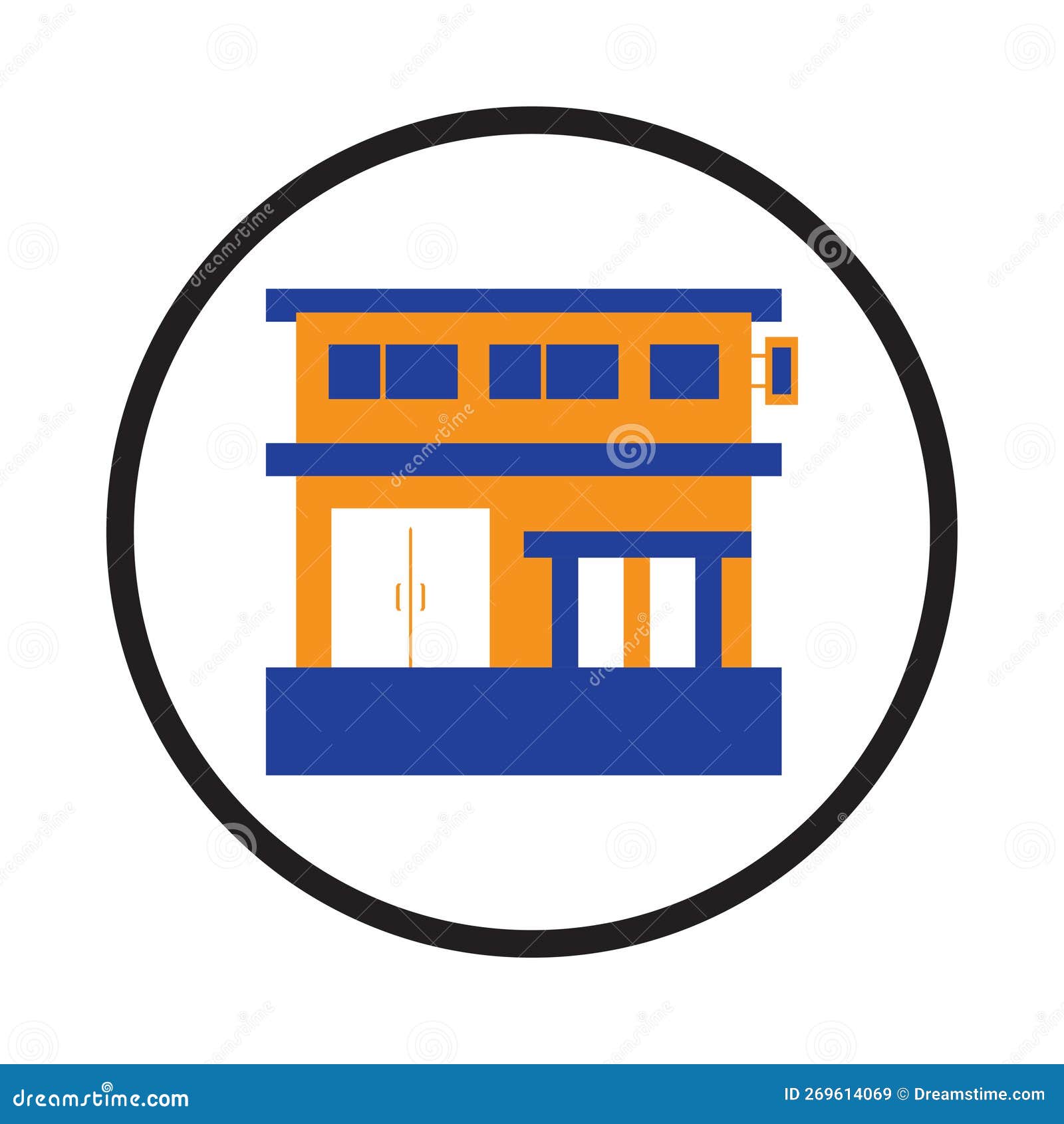 Close shop or store icon stock vector. Illustration of online - 269614069