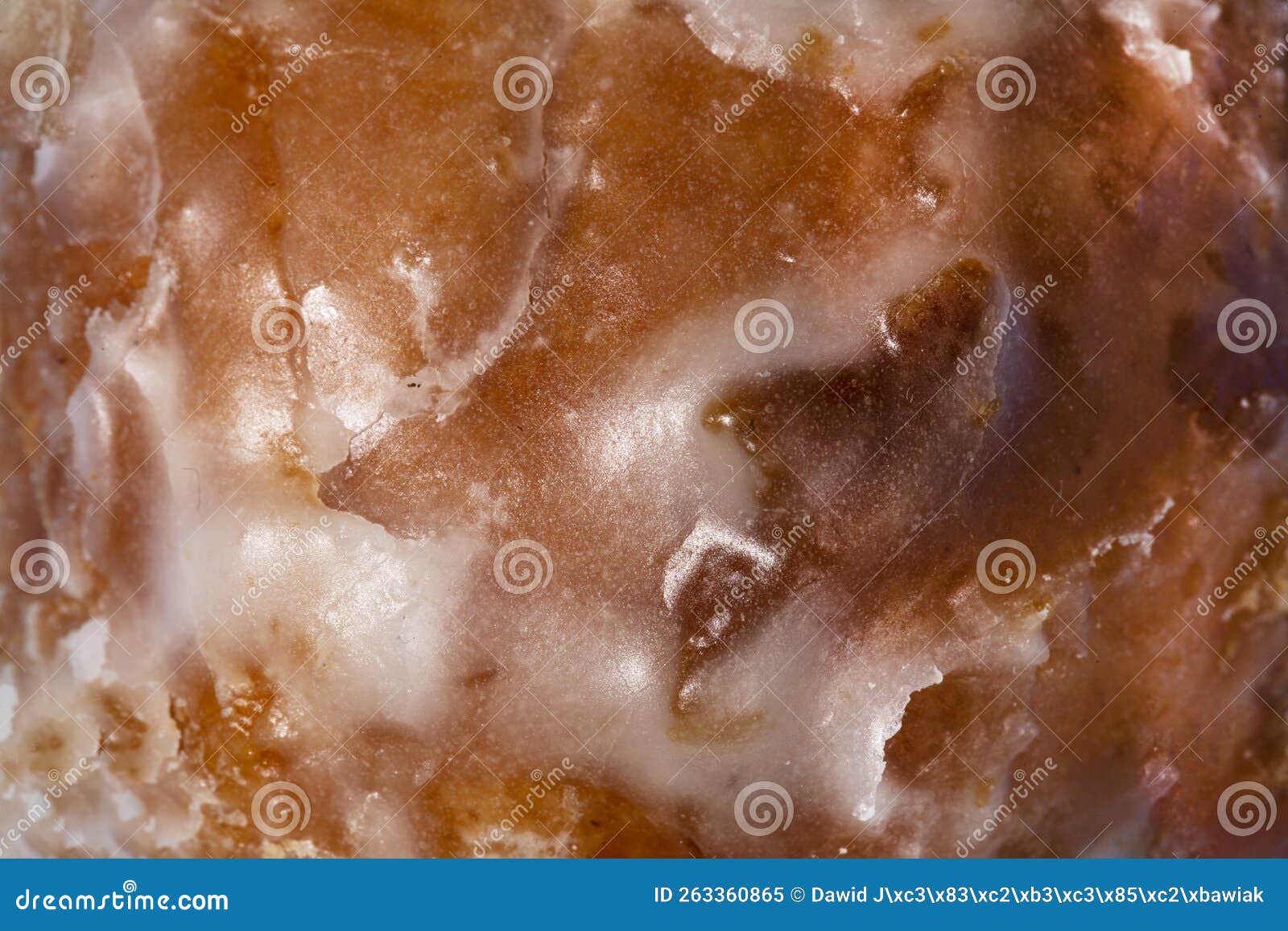 A Close Shot of a Donut. Macro Photo Stock Image - Image of eating ...