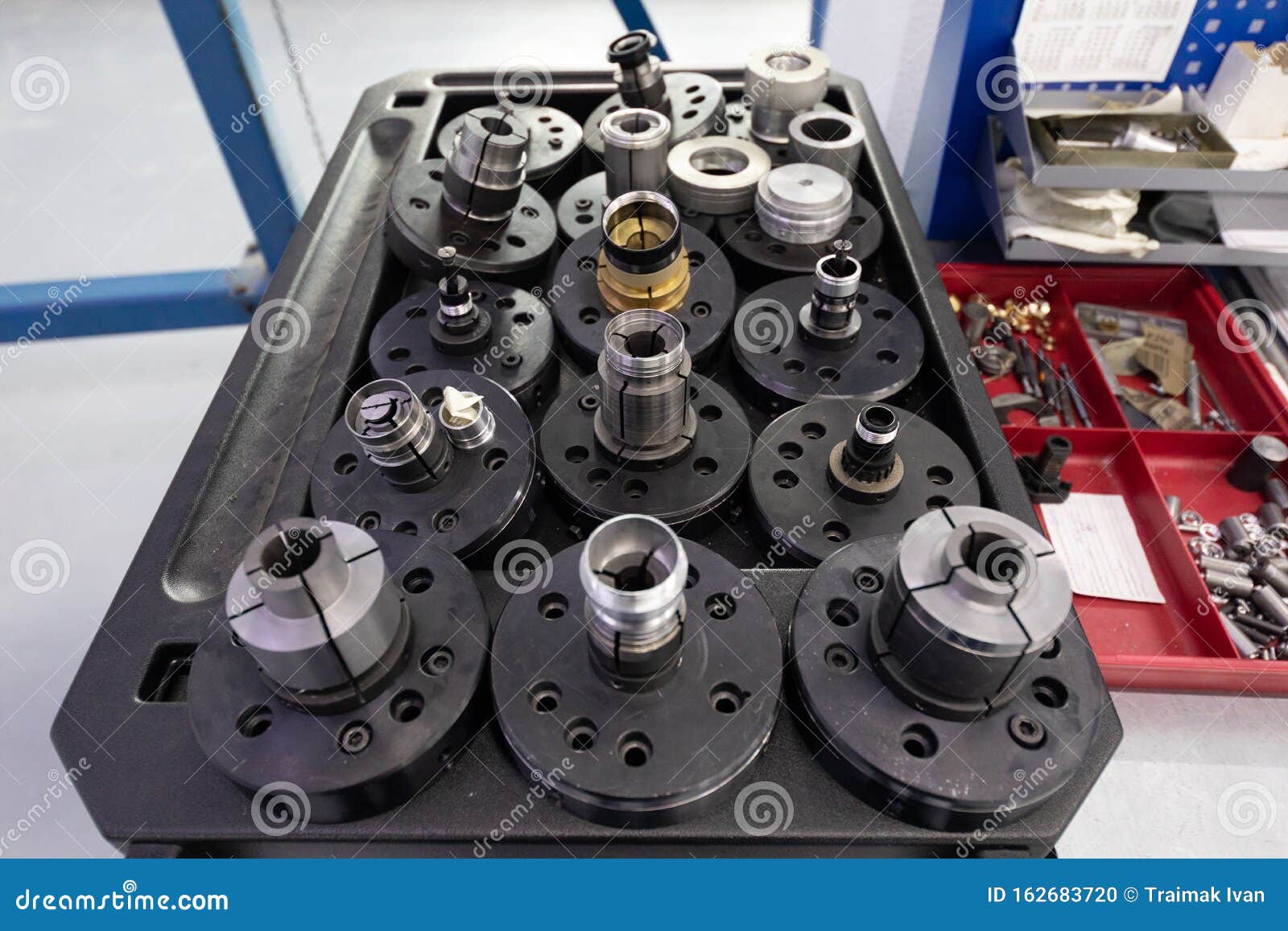 Close Shot of Metal Preparations of Metal Products Stock Photo - Image ...