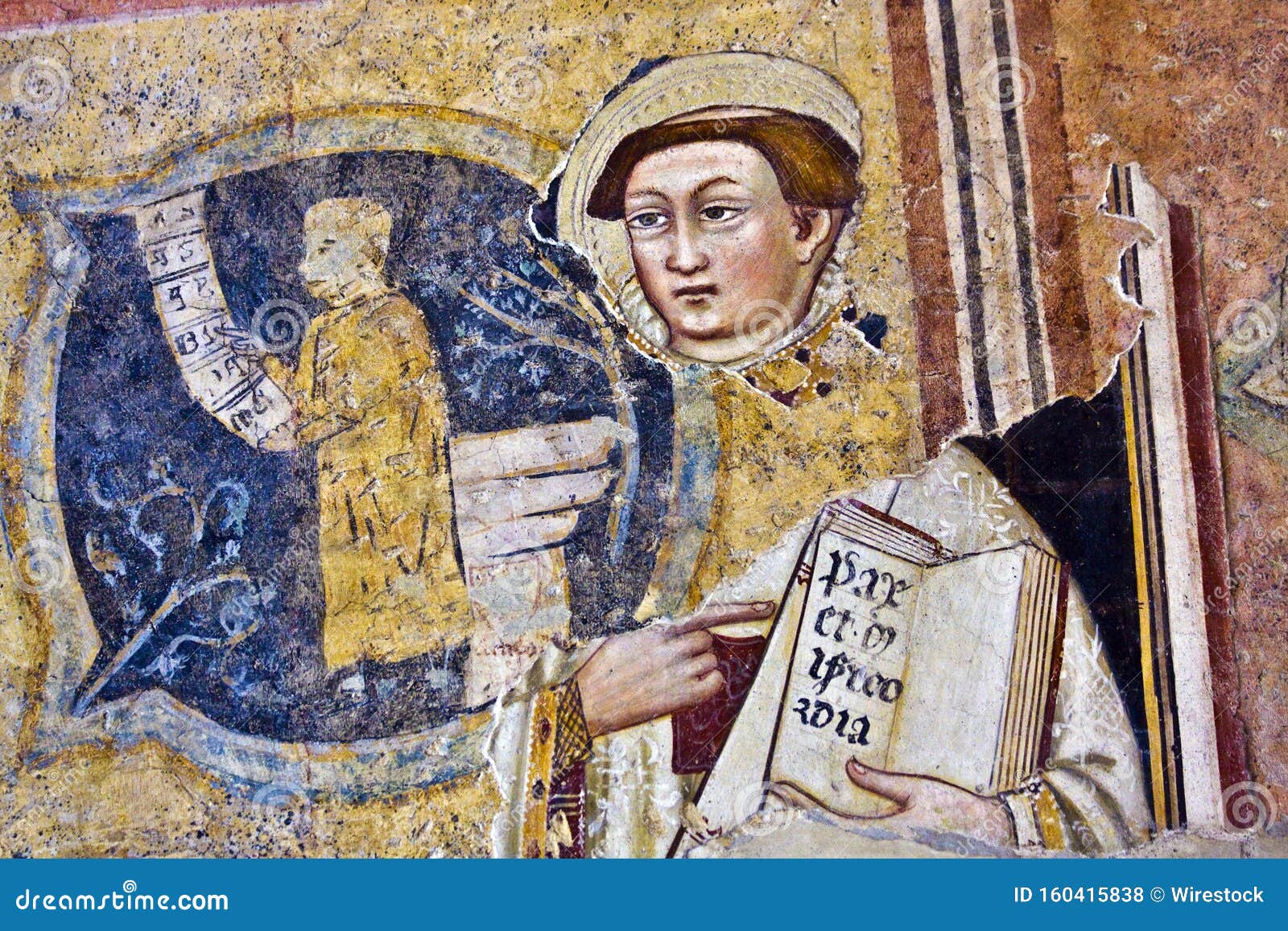 Close Shot of an Old Religious Painting Stock Photo - Image of interior ...