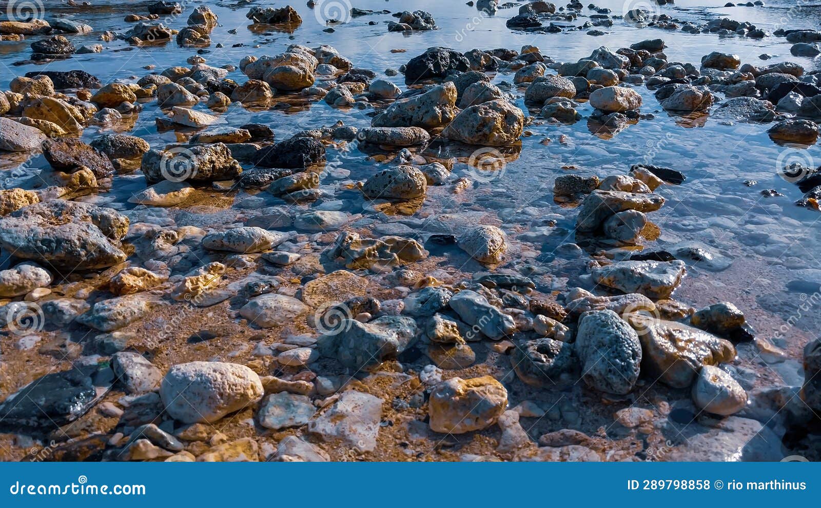 Close Shot of Small Rocks on the Beach in the Afternoon Stock Photo ...