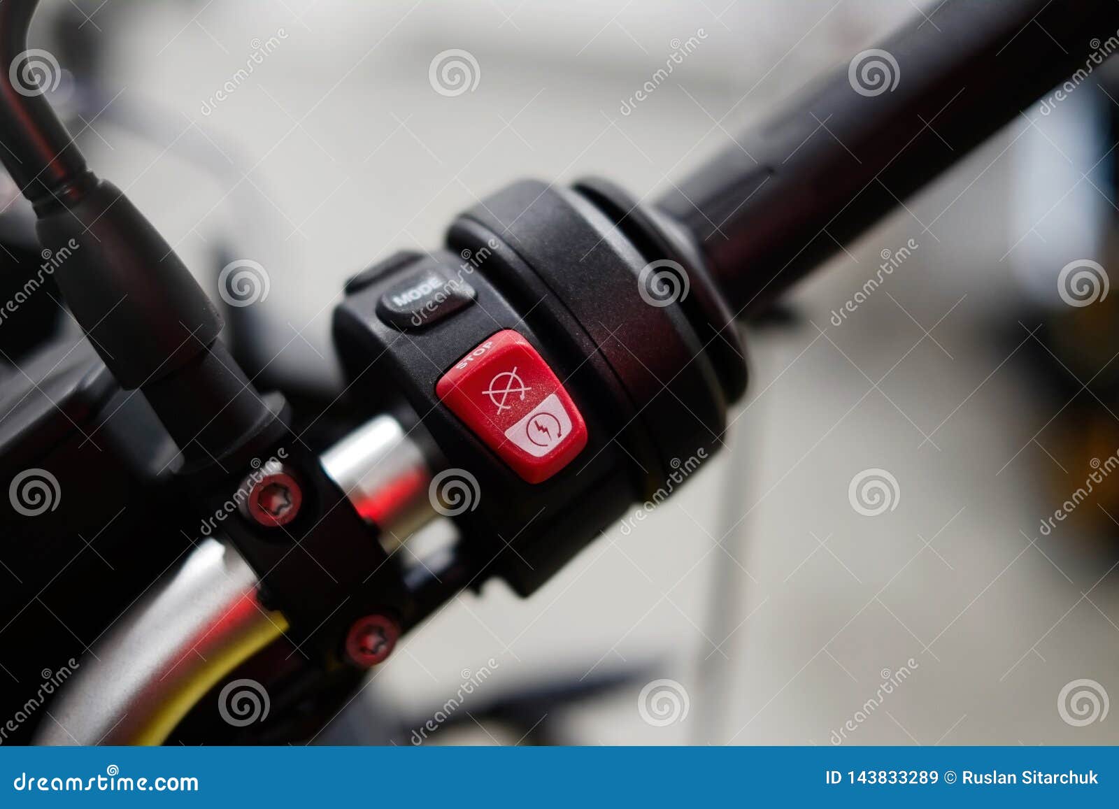 Close Start, Stop, Motorcycle Mode Button Close Up, Road Safety Royalty ...