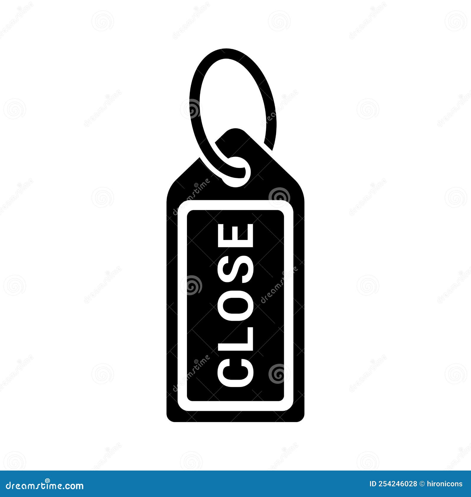Close, Tag, Label, Offer Icon. Black Vector Graphics Stock Vector ...