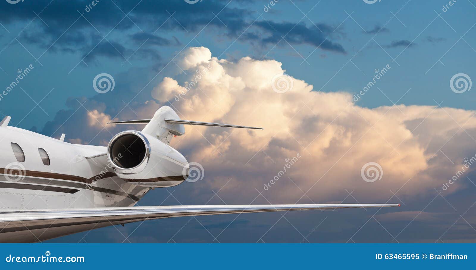 Close Tail Side View of a Private Jet Flying Stock Image - Image of ...