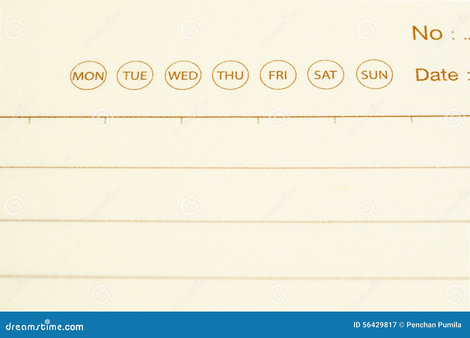 Close Up Abbreviation of Day Stock Image - Image of literature ...