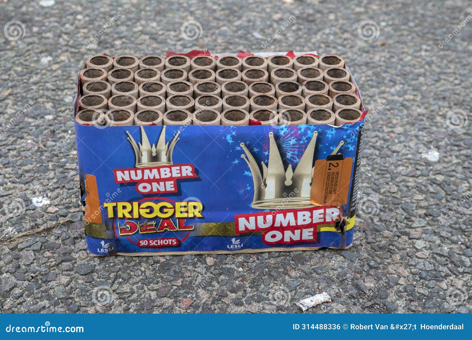 Close Up Above View Used Fireworks at Amsterdam the Netherlands 1-1 ...