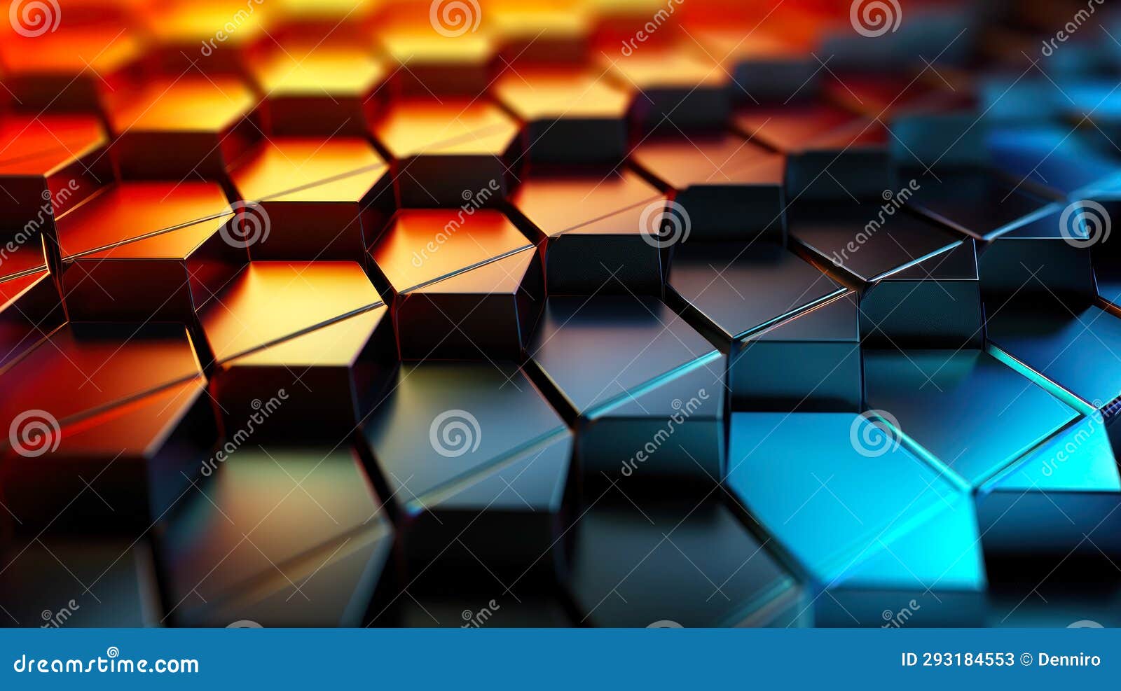 Shiny 3D Hexagon Tessellation Network Randomly Moving Up And Down ... Shiny 3D Hexagon Tessellation Network Randomly Moving Up And Down ...