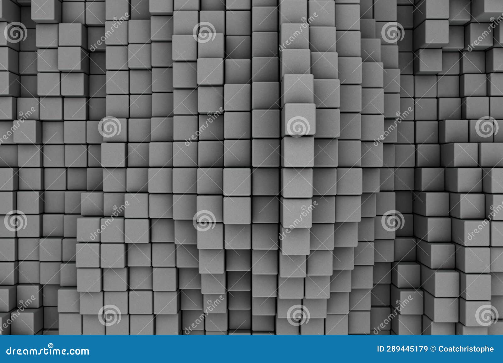 Abstract Grey Cube Background Stock Illustration - Illustration of ...