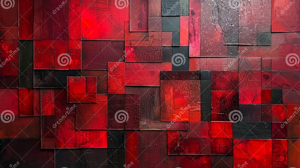 Red abstract composition stock photo. Image of appeal - 323353802