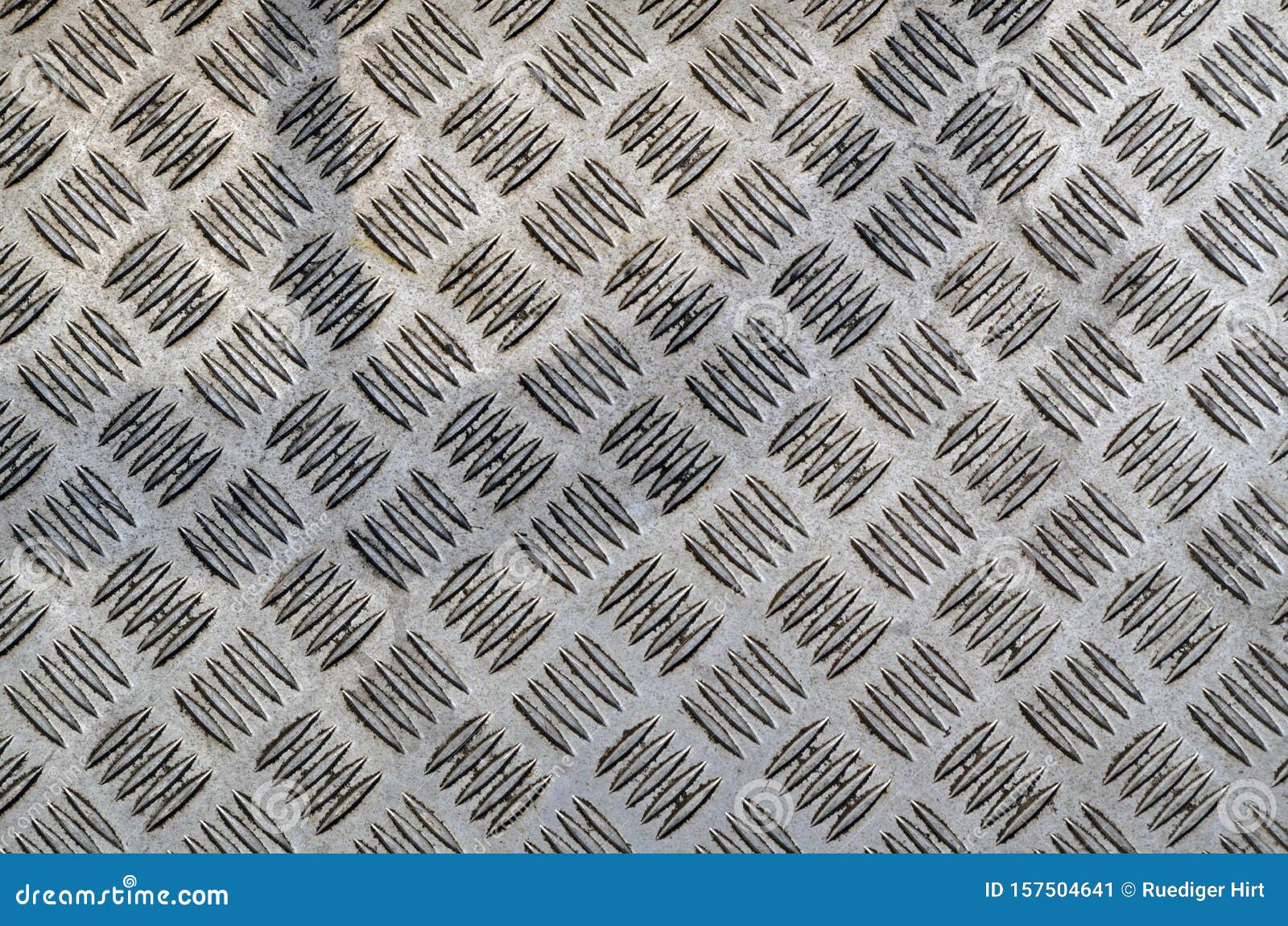 Close Up View of a Checker Plate Stock Image - Image of metal, people ...