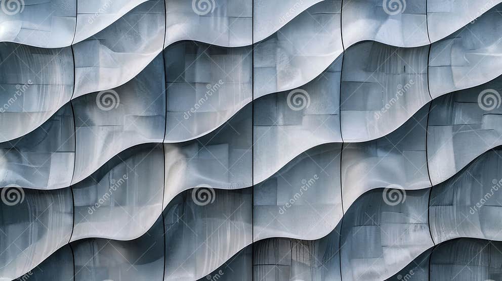 Close-up of Abstract Patterns or Textures on a Modern Building Facade ...