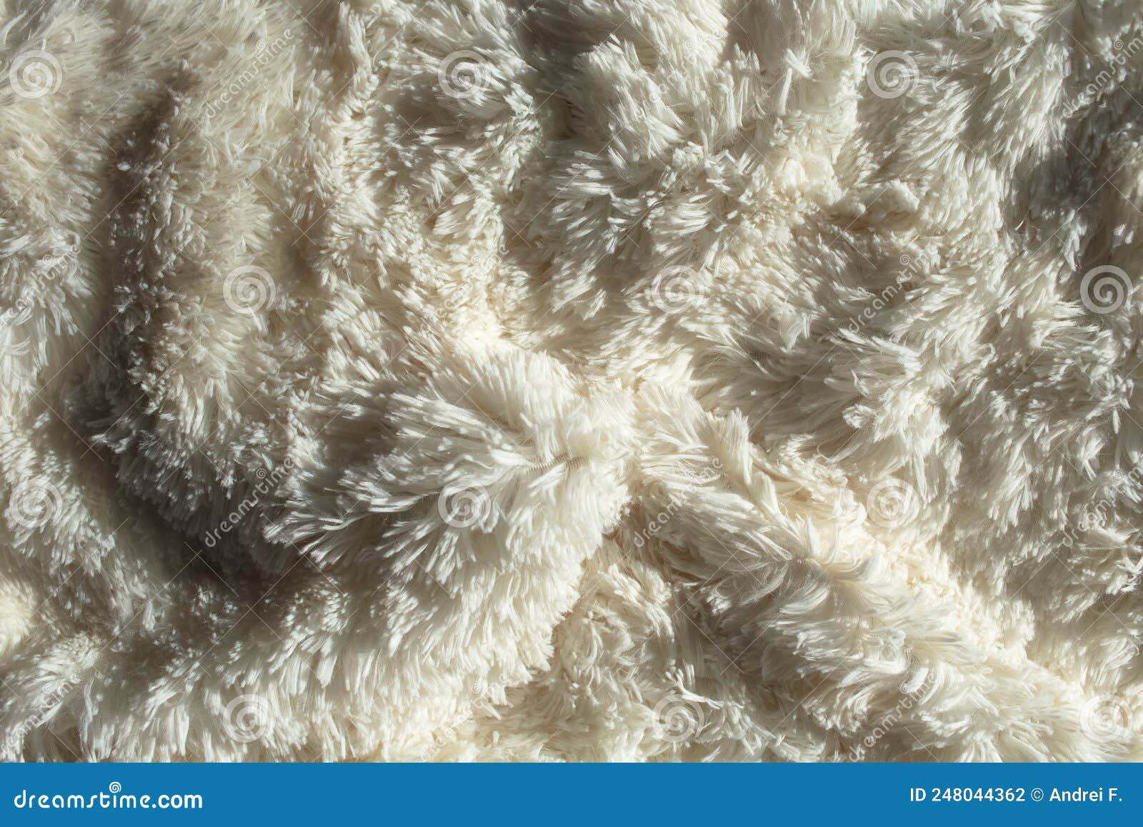 Close-up Abstract Textured Background of White Fluffy Sheet. Stock ...