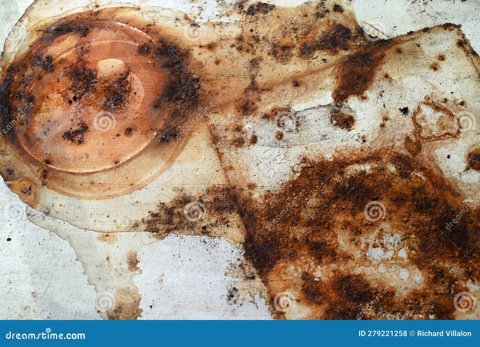 Close-up Traces of Rust on a Steel Surface Stock Photo - Image of ...