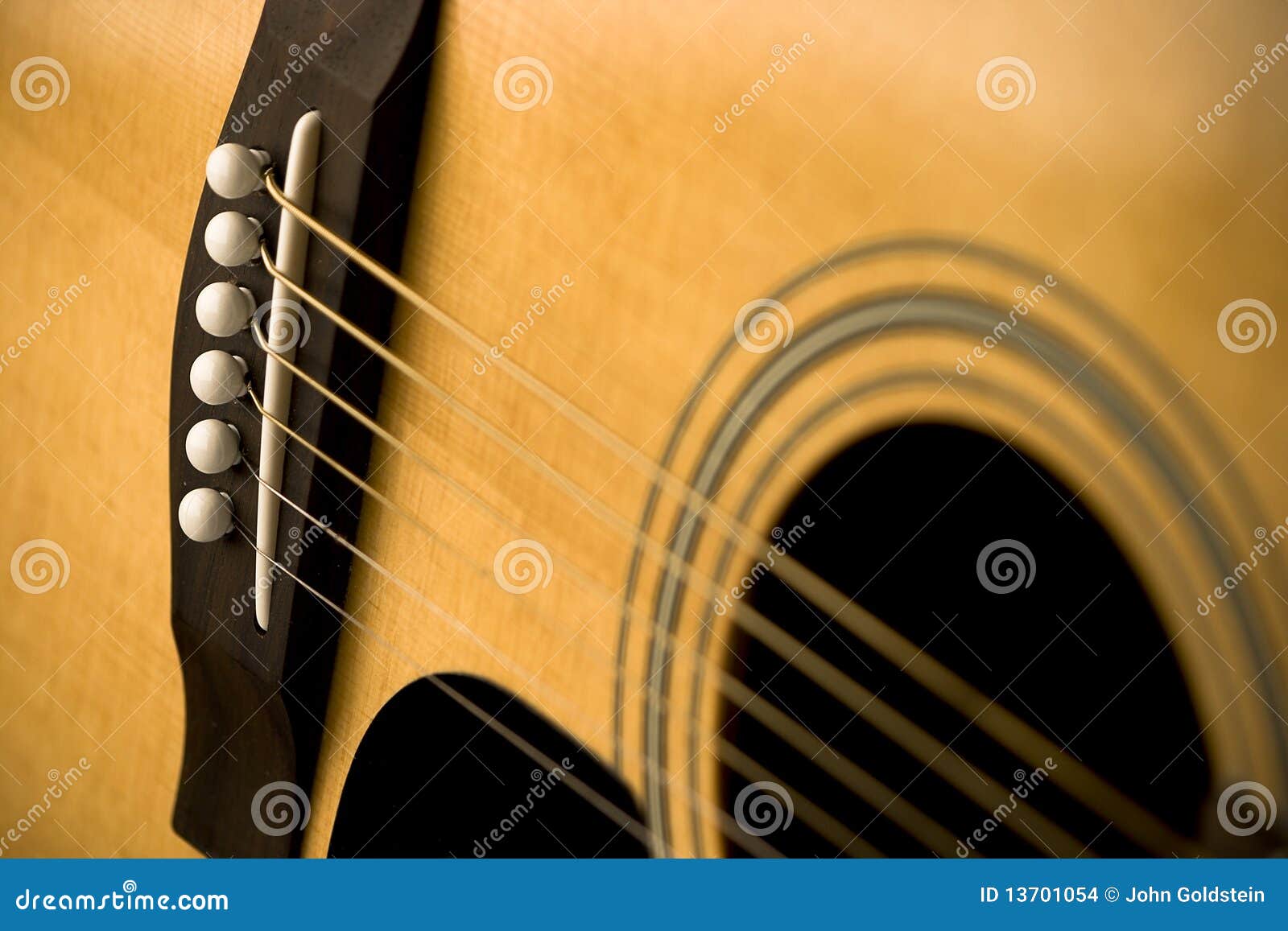Close-Up of Acoustic Guitar and Strings Stock Photo - Image of music ...