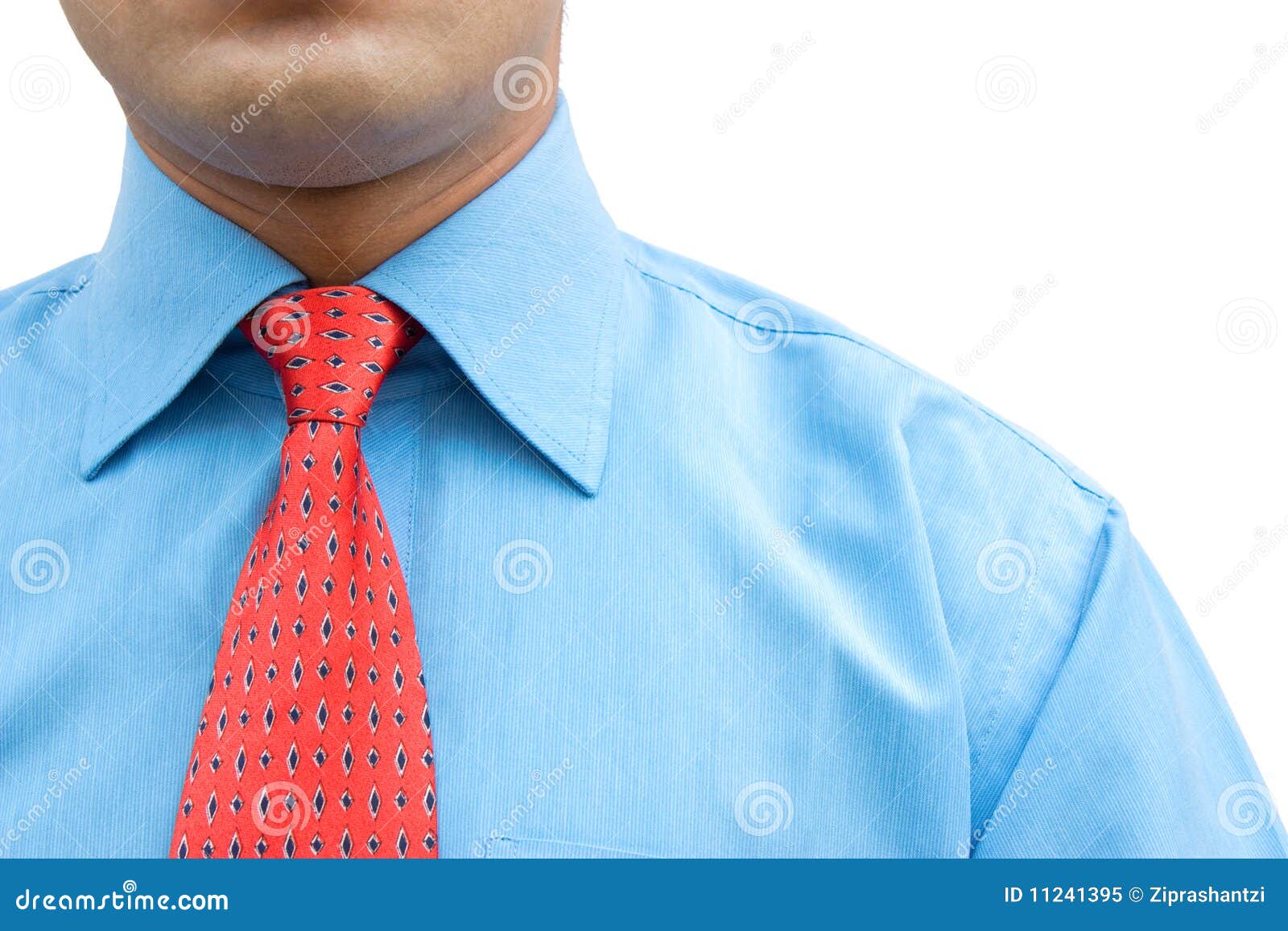 Close-up of adjusting tie stock image. Image of modern - 11241395
