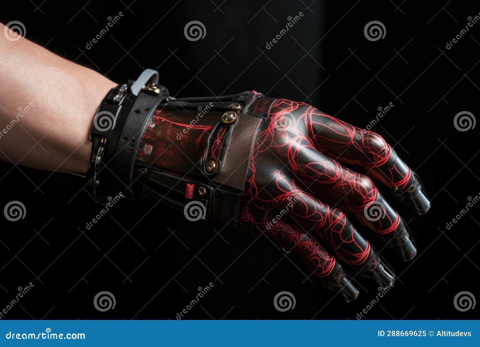 Close-up of Advanced Robotic Hand Grip Stock Image - Image of grip ...