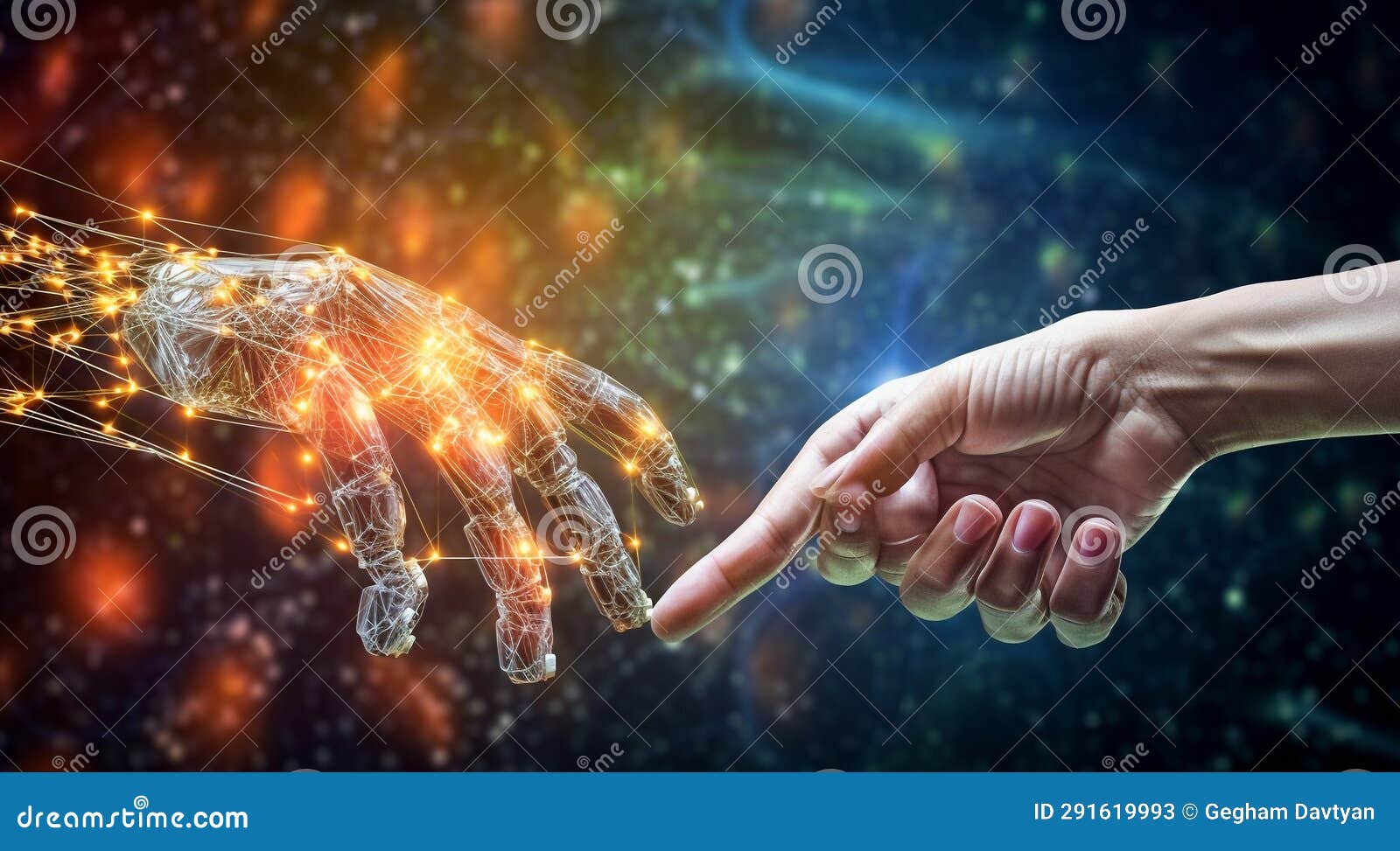 Close-up Of Ai Robots Hand, Ai Robot Hand On Dark Background, AI Robot ... Close-up Of Ai Robots Hand, Ai Robot Hand On Dark Background, AI Robot ...