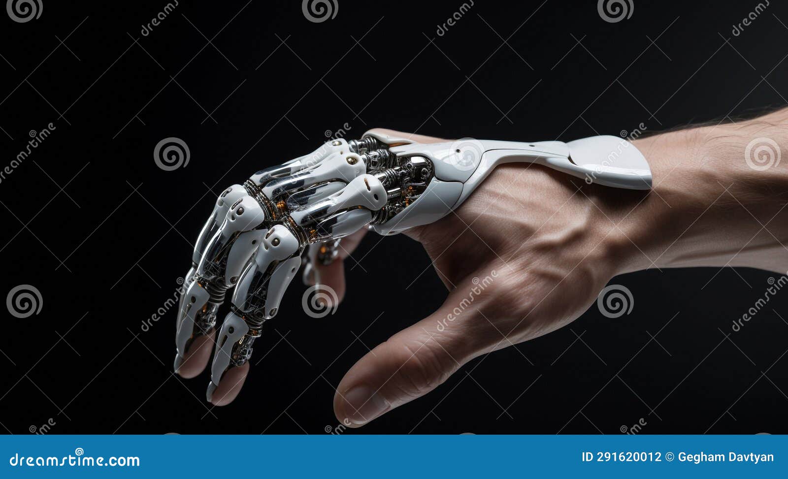 Close-up Of Ai Robots Hand, Ai Robot Hand On Dark Background, AI Robot ... Close-up Of Ai Robots Hand, Ai Robot Hand On Dark Background, AI Robot ...