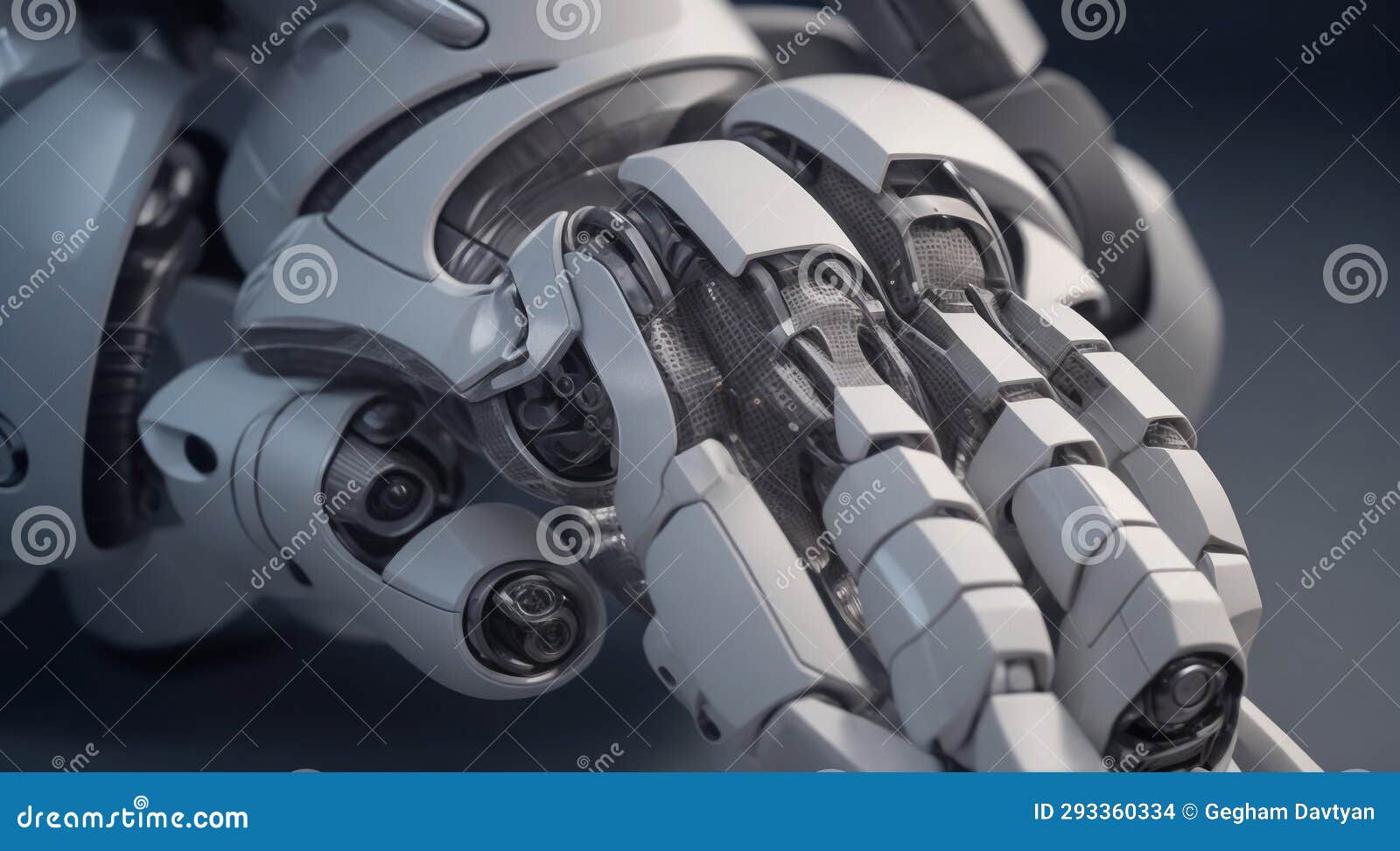 Close-up Of Ai Robots Hand, Ai Robot Hand On Dark Background, AI Robot ...
