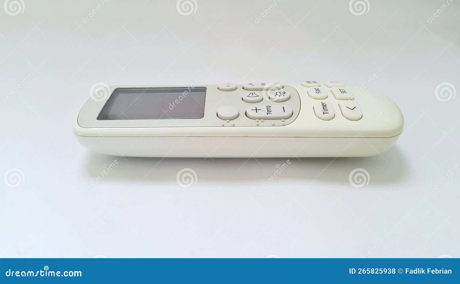 Close Up of Air Conditioner Remote Control with Display Stock Photo ...
