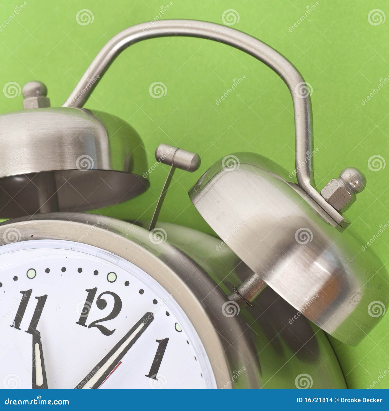 Close Up of Alarm Clock on a Vibrant Background Stock Photo - Image of ...