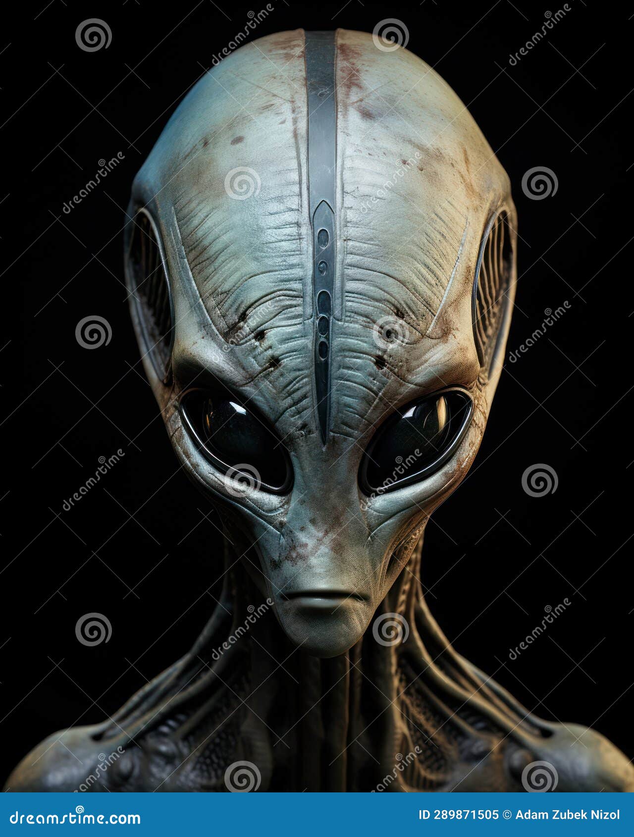 A close up of a alien stock illustration. Illustration of creature ...