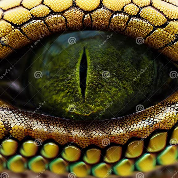 Close-up Alligator eye stock illustration. Illustration of abstract ...